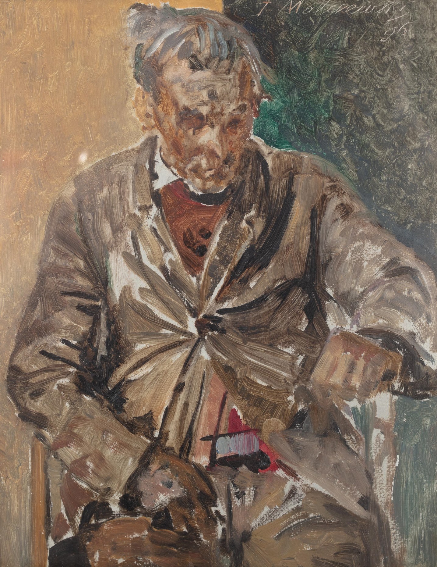 Jacek Malczewski (1854 Radom - 1929 Kraków), Portret mężczyzny, 1896 r ...