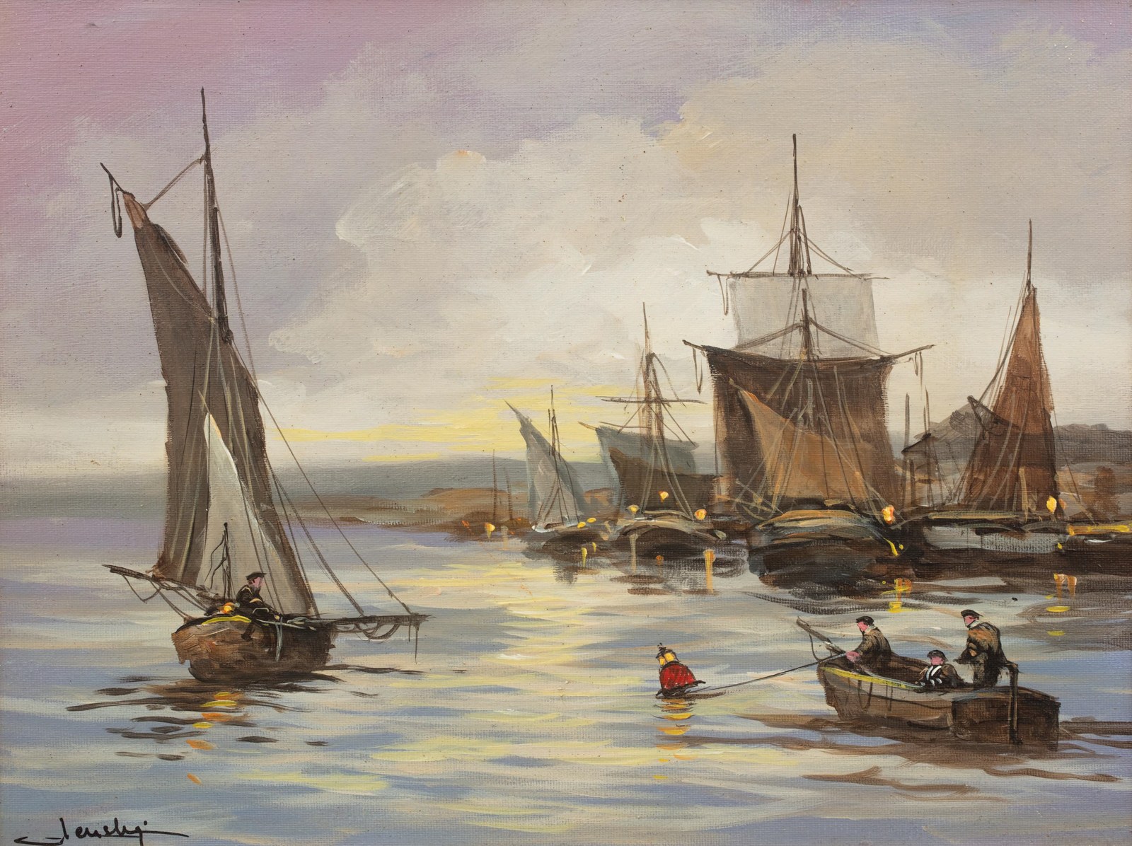 Michel "Lensky" Lenglard (ur. 1953 Paryż), Port - Online auction ...