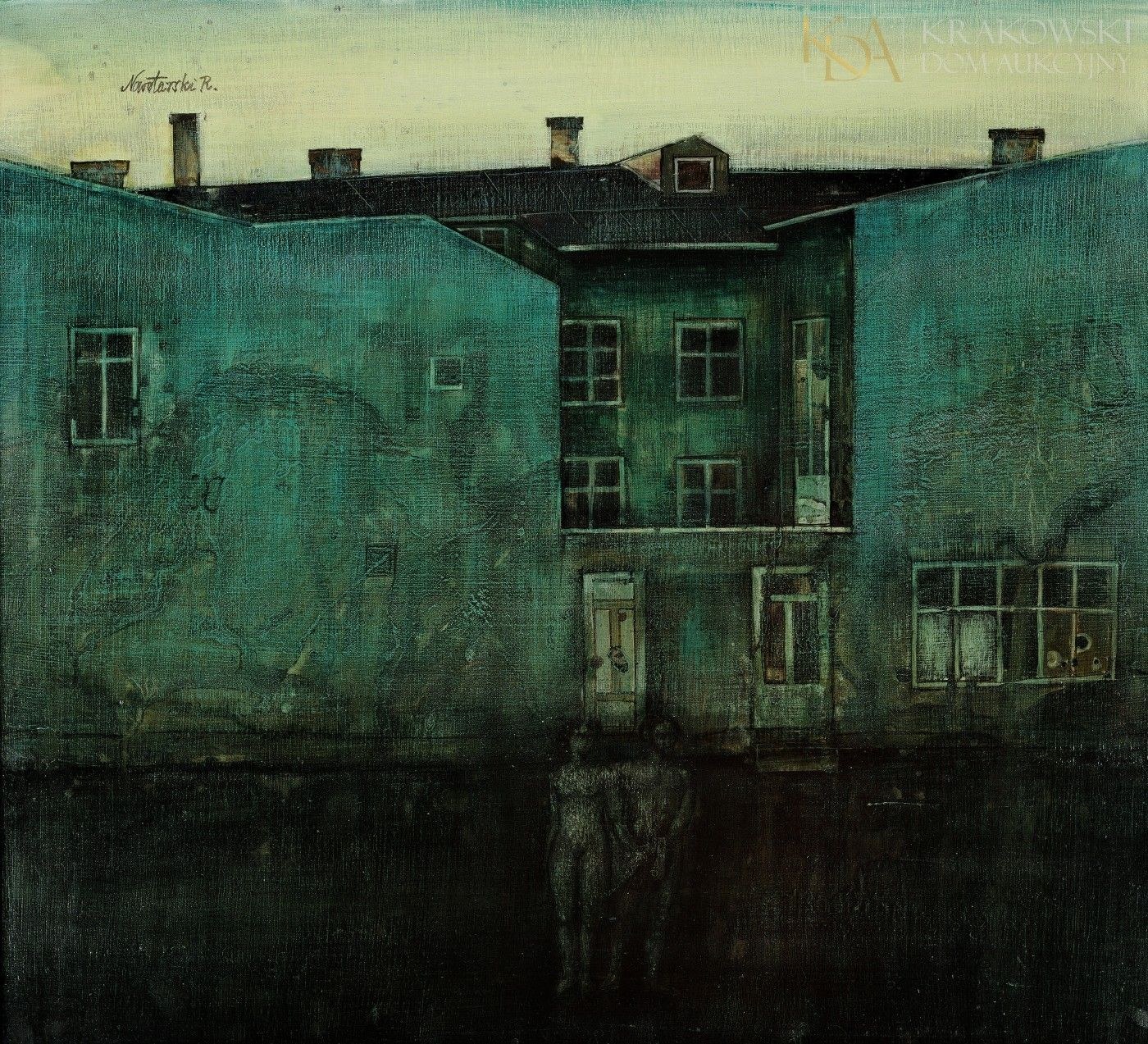 Roman NOWOTARSKI (1932-2019), "Śląski blues - w podwórzu" - Aukcja ...