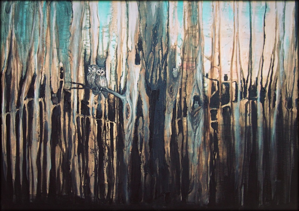 Sabina Maria Grzyb, Ósma sowa, 2016 - Aukcja internetowa / Licytacja ...