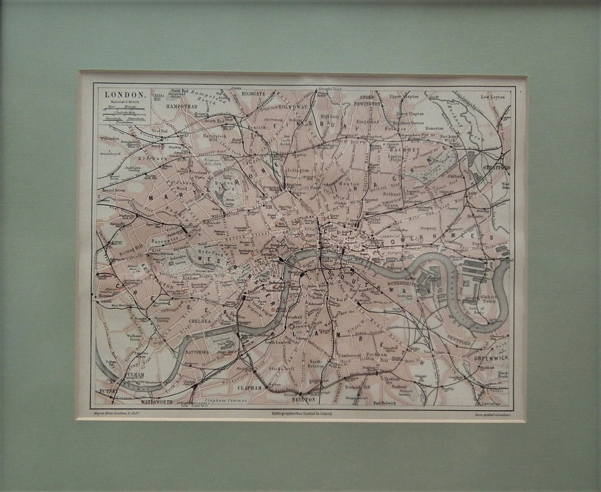 Mapa Londynu - Aukcja internetowa / Licytacja online - Cena - OneBid