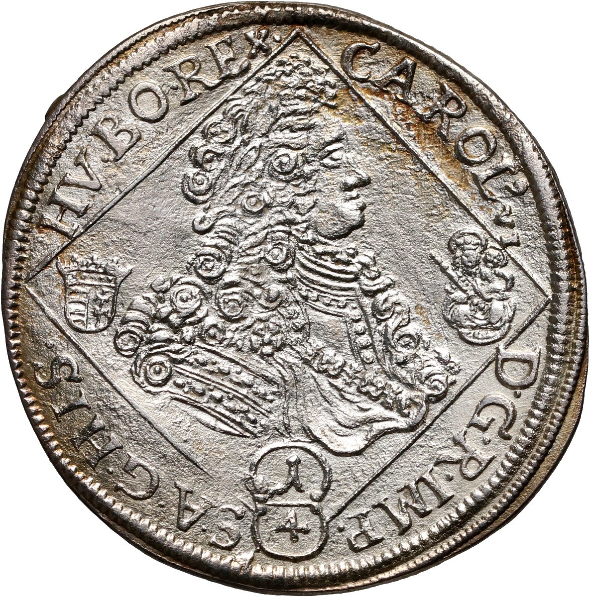 Węgry, Karol VI, 1/4 talara 1721 NB, Nagybánya - Aukcja internetowa ...