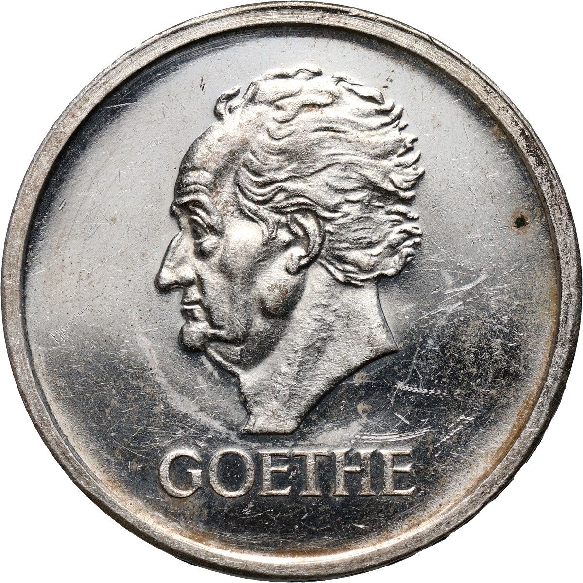 Germany, Weimar Republic, 3 Mark 1932 A, Berlin, Goethe, PROOF - Online ...