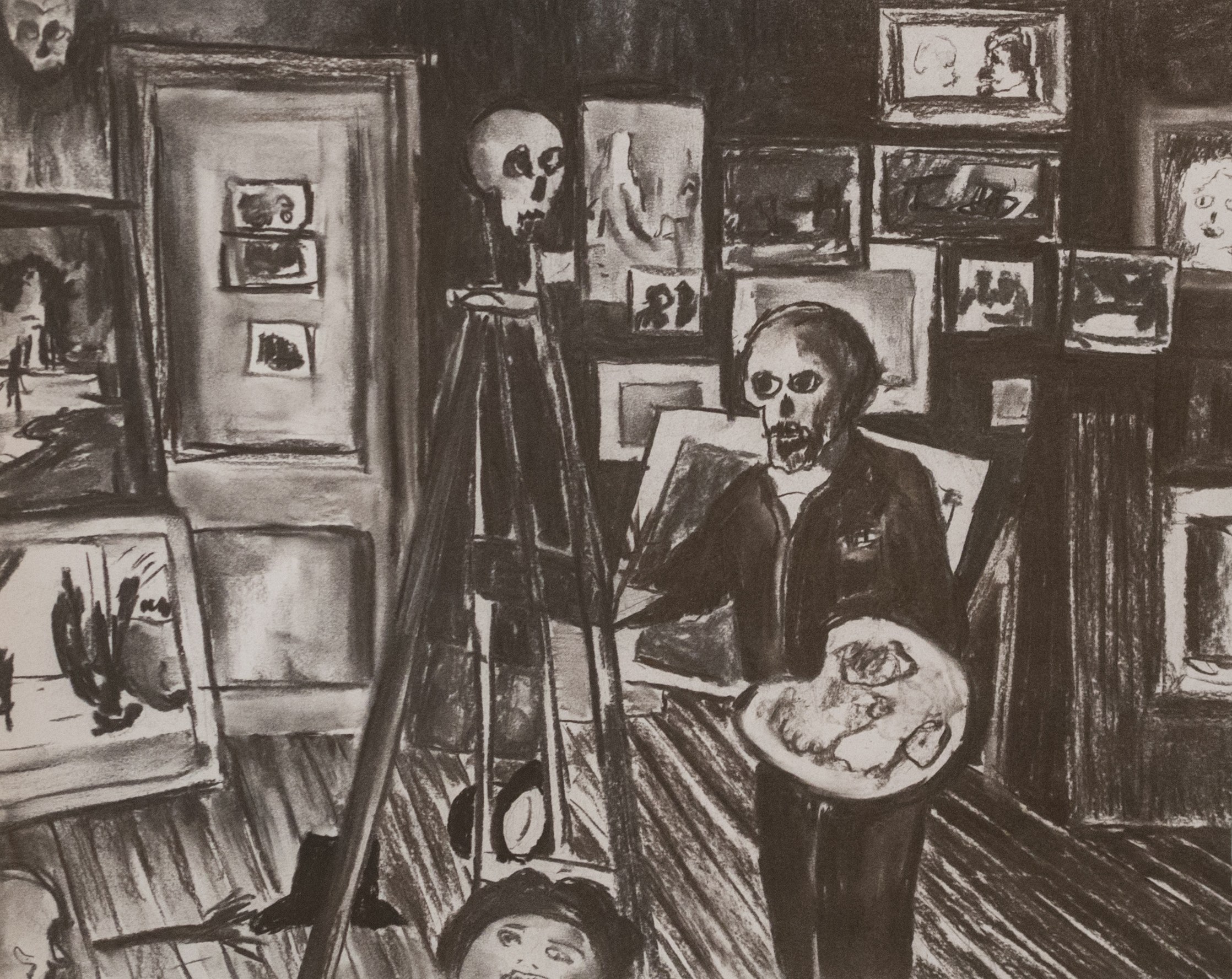 Przemek MATECKI, James Ensor, „The skeleton painter”, 2011 ...