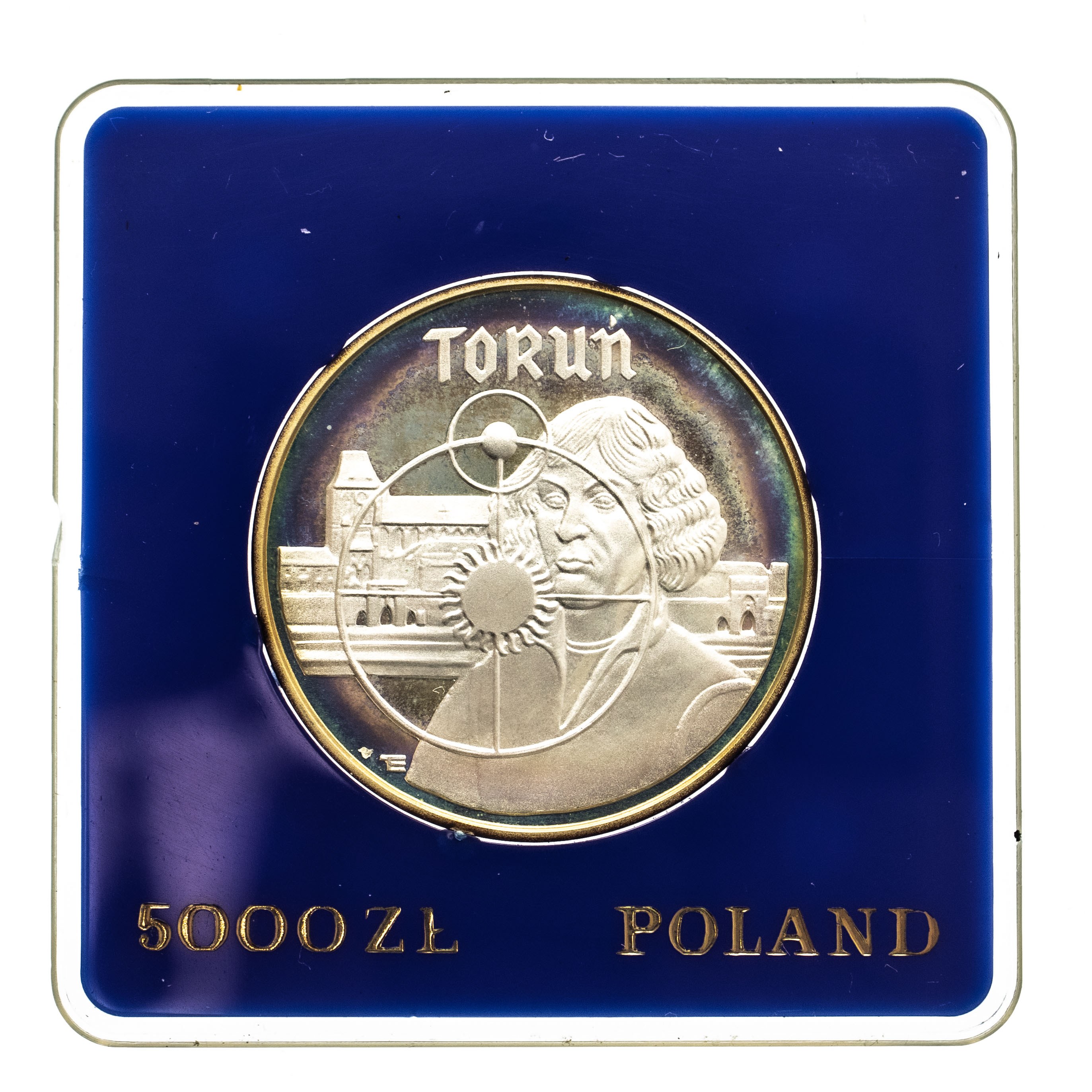 Polska, PRL (1944-1989), 5000 złotych 1989, Toruń - Mikołaj Kopernik - Aukcja internetowa ...