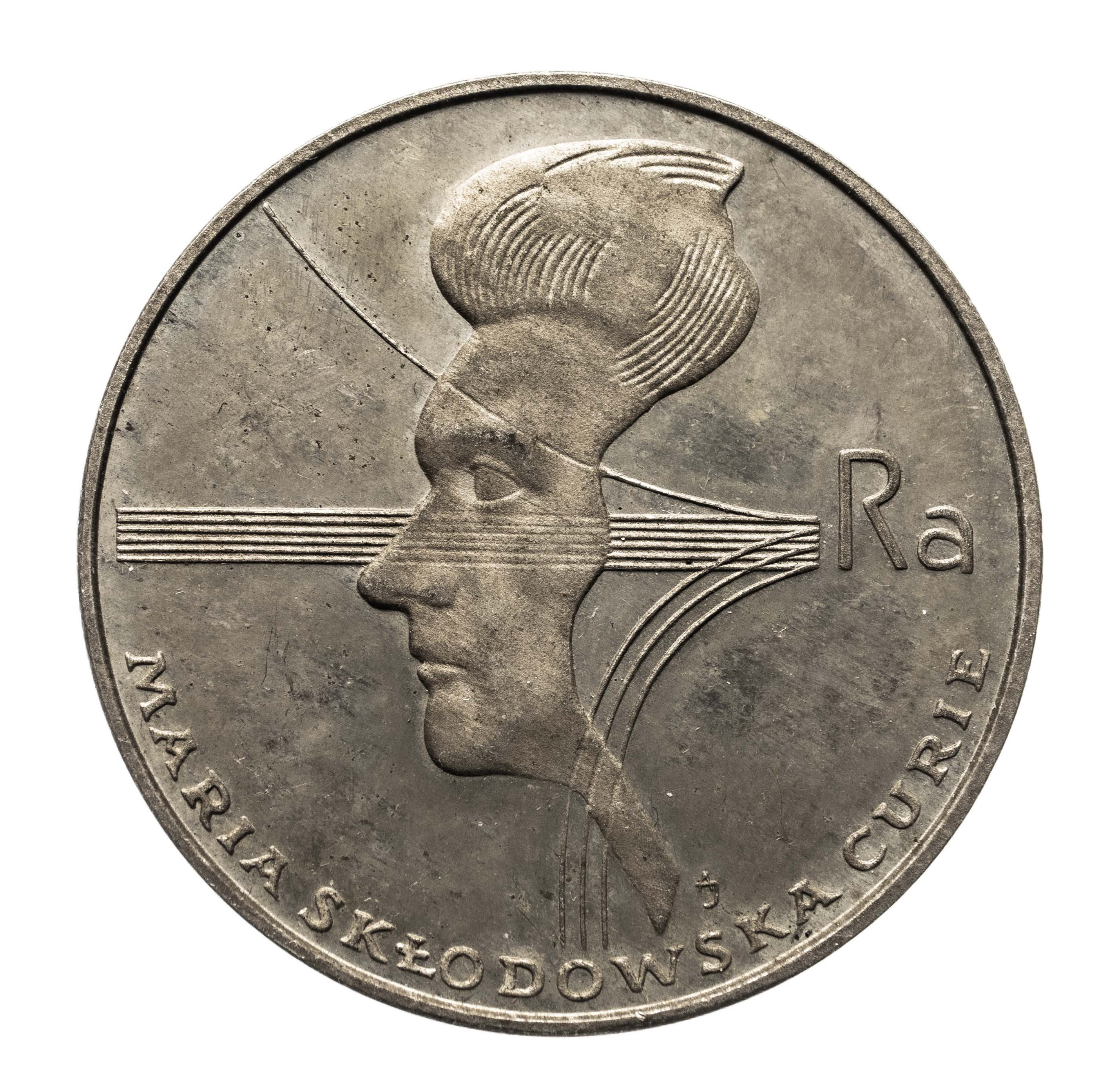 Polska, PRL (1944-1989), 100 złotych 1974, Maria Skłodowska-Curie ...