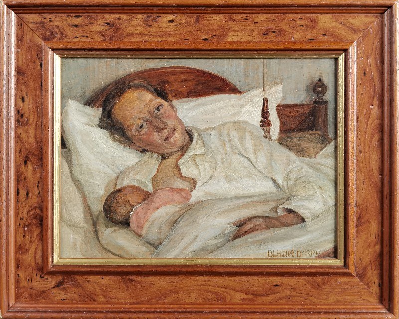 Bertha DORPH (1875-1960), Macierzyństwo, 1903 - Aukcja internetowa ...