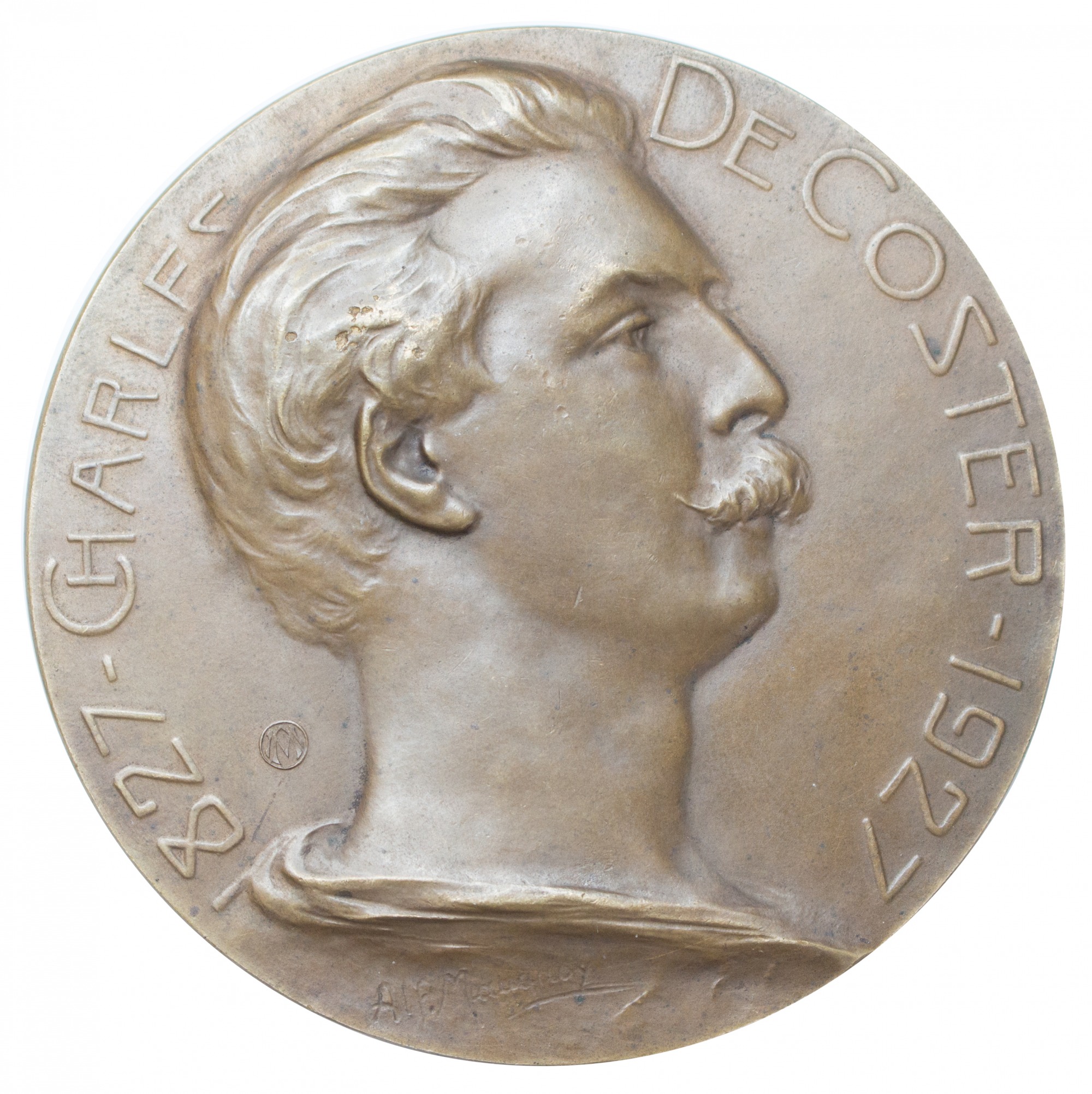 Belgia Medal Charles de Coster 1927 - Aukcja internetowa / Licytacja ...