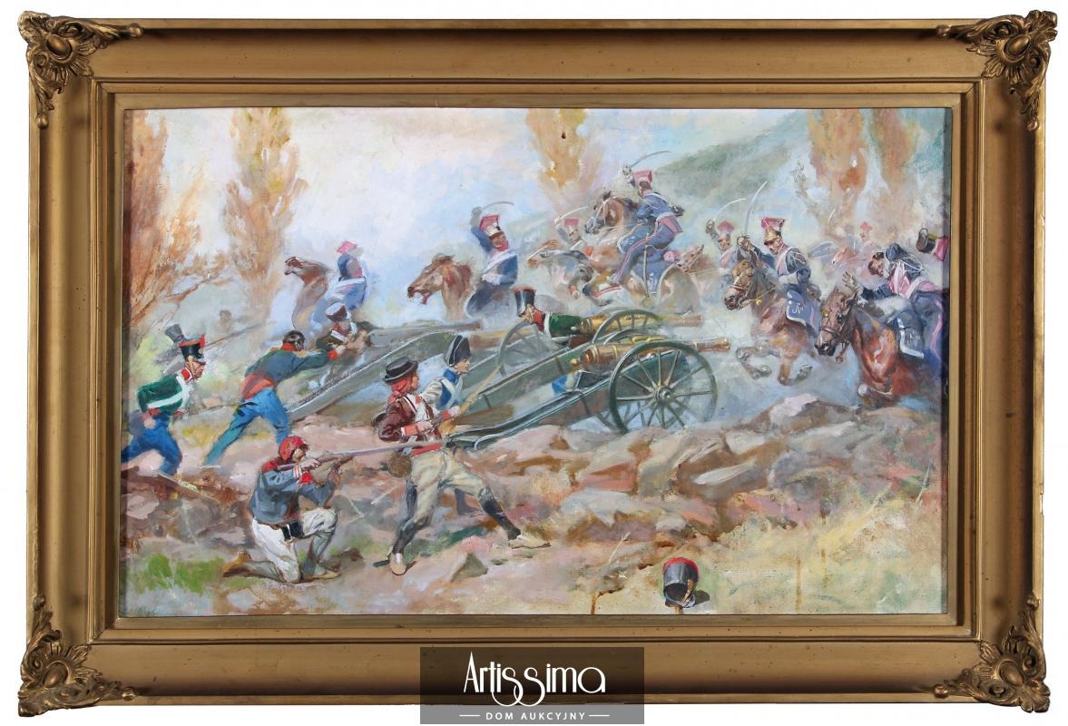 Trzeszczkowski Antoni, Bitwa pod Somosierrą, 1977 - Aukcja internetowa ...