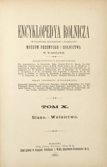 Agricultural ENCYCLOPEDY. Vol. 10: Hay-Weeding. 1901. - Online auction ...