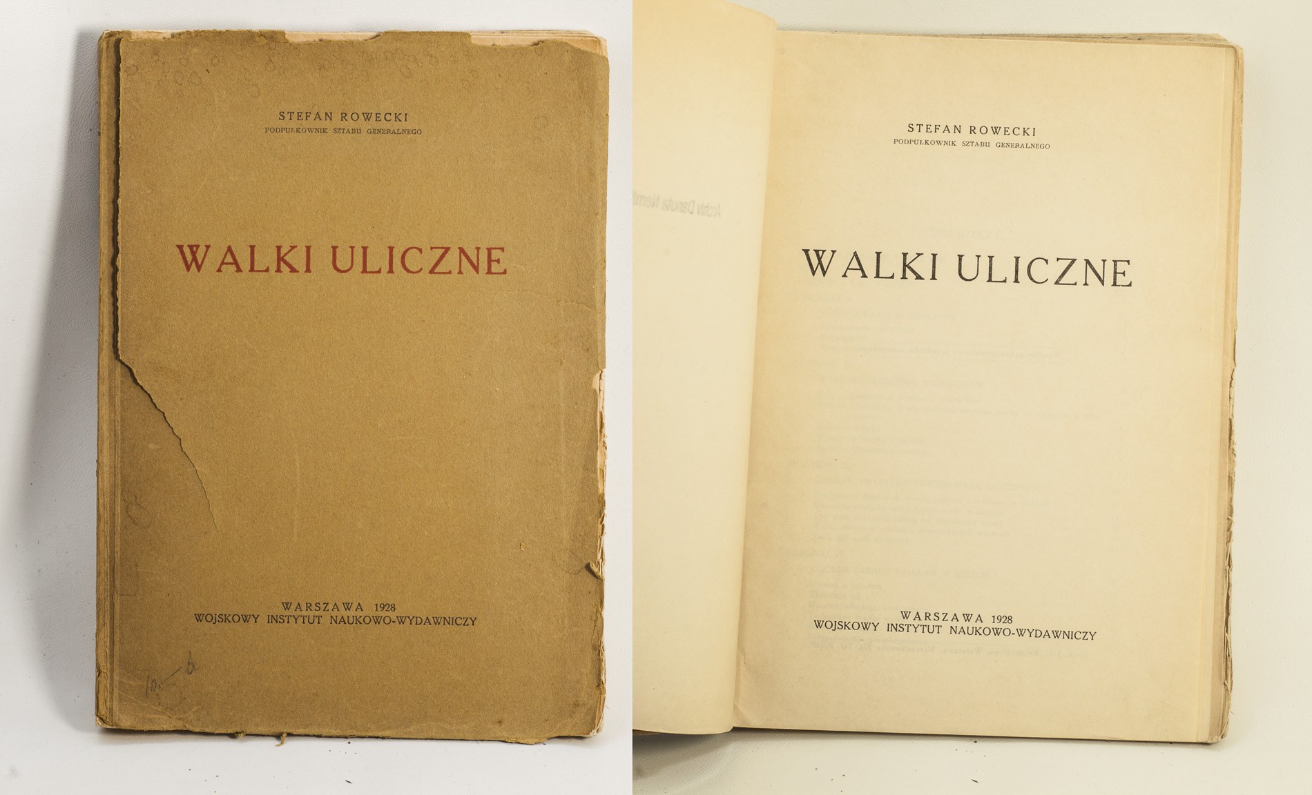 Stefan ROWECKI (1895-1944), Walki uliczne, 1928 - Aukcja internetowa ...