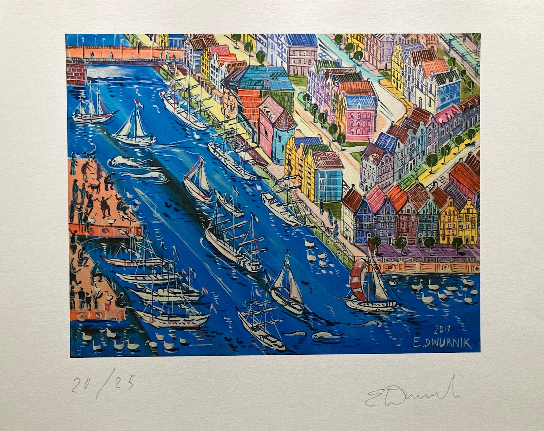 Edward Dwurnik ( 1943 – 2018 ), Gdańsk - Aukcja internetowa / Licytacja online - Cena - OneBid