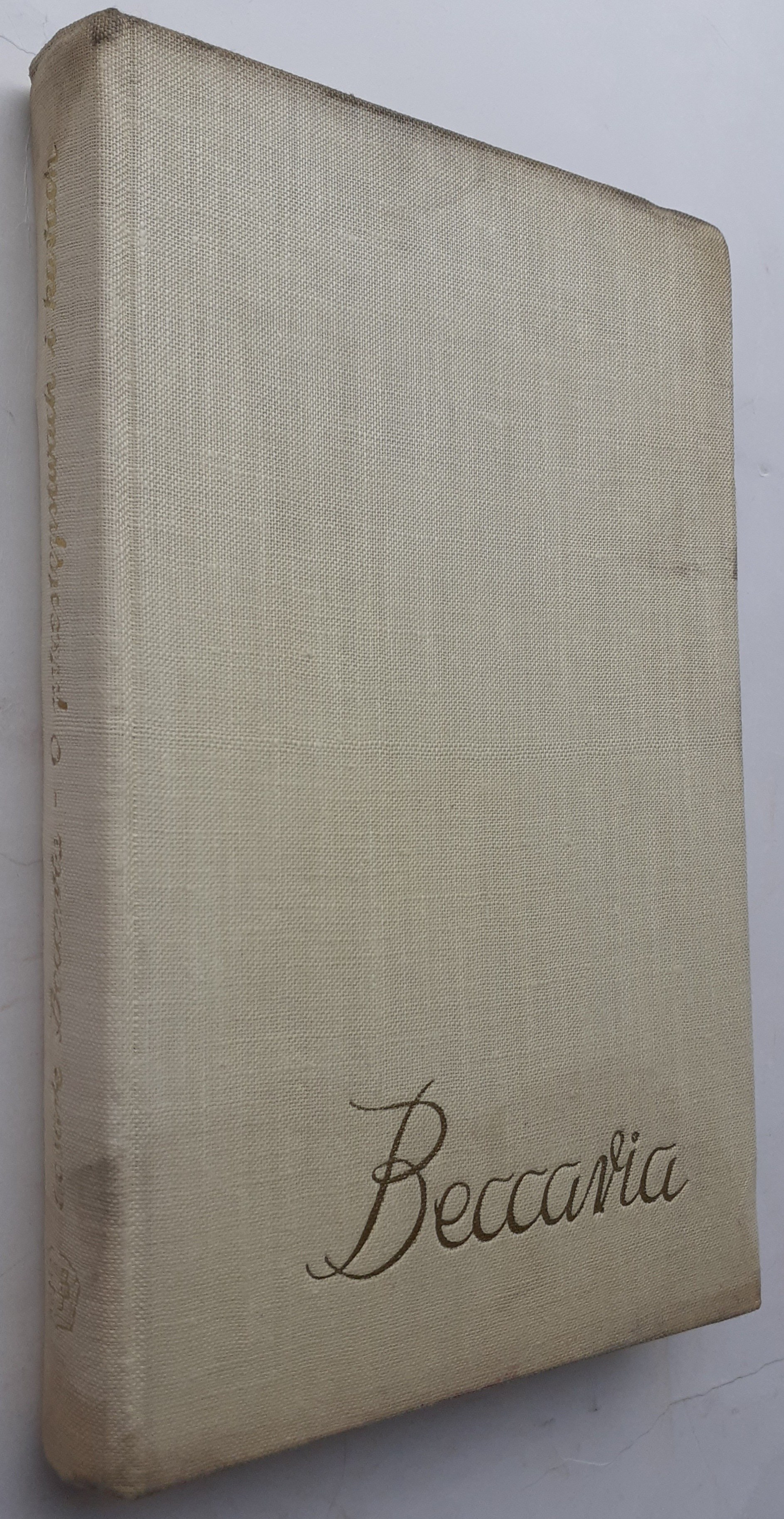 BECCARIA Cesare - O PRZESTĘPSTWACH I KARACH WYDANIE 1 - Aukcja ...