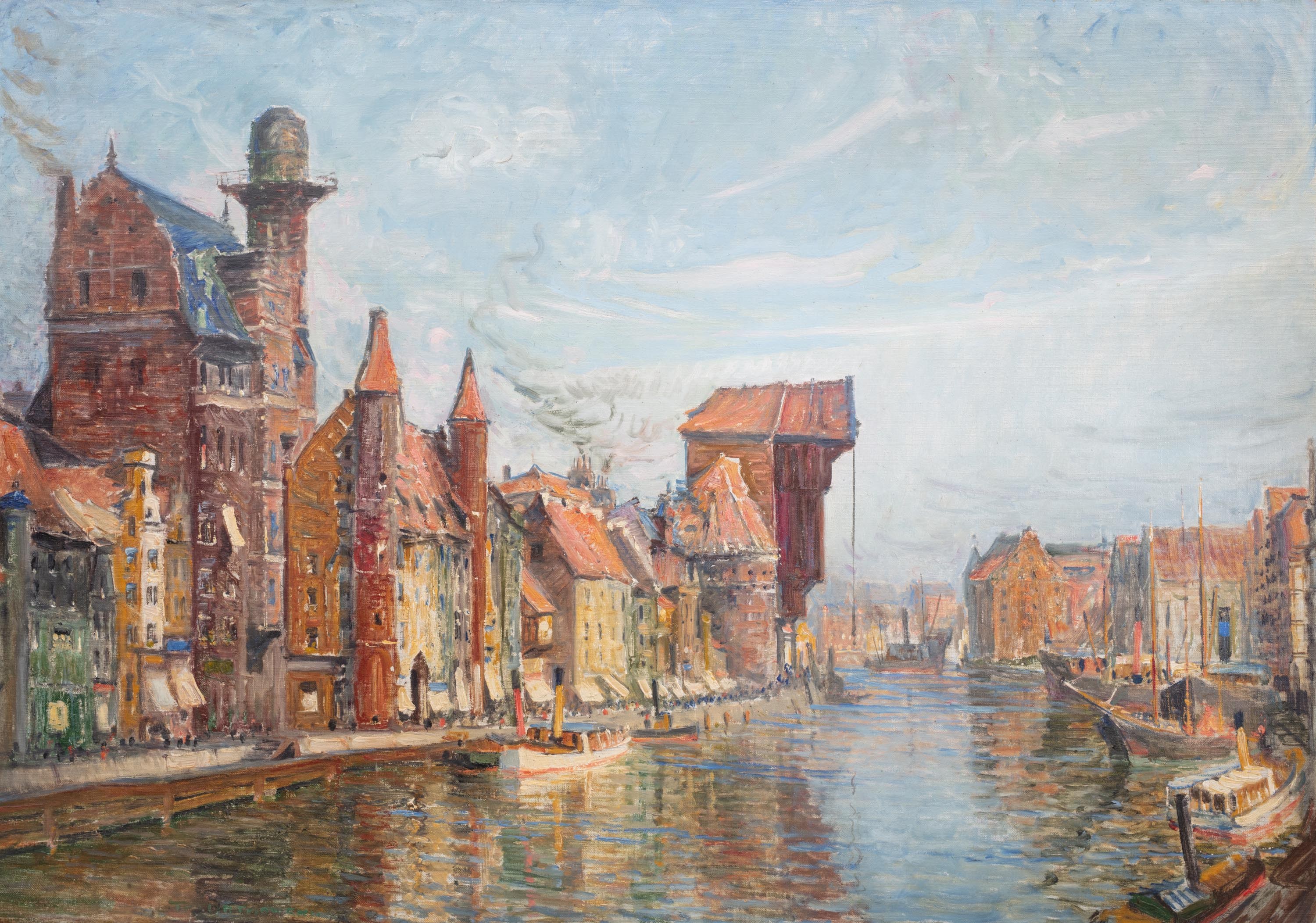 Theodor Urtnowski (1881 Toruń - 1963 Akwizgran), Gdańsk - Aukcja ...