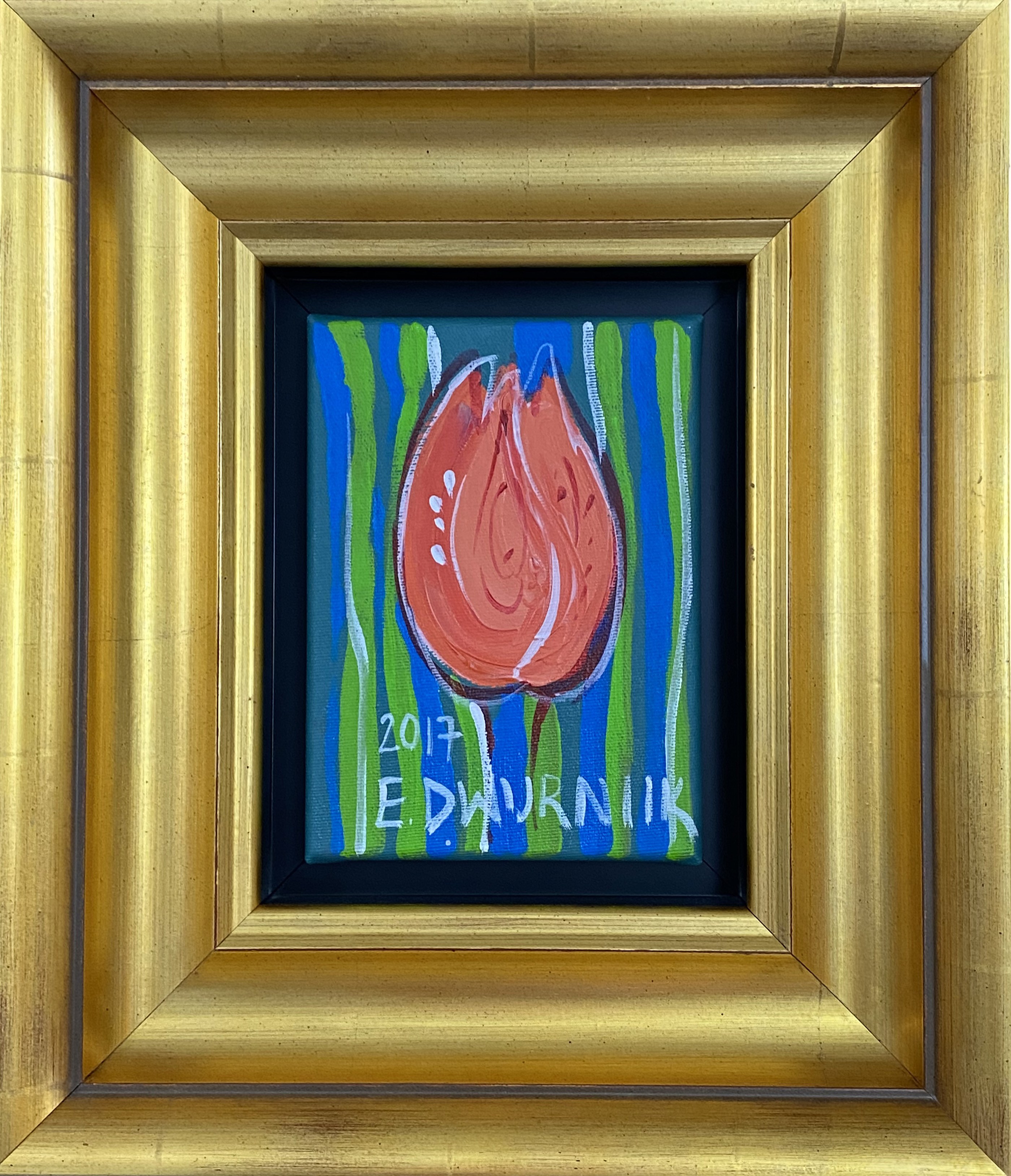 Edward Dwurnik ( 1943 - 2018 ), Tulipan, 2017 - Aukcja internetowa / Licytacja online - Cena ...