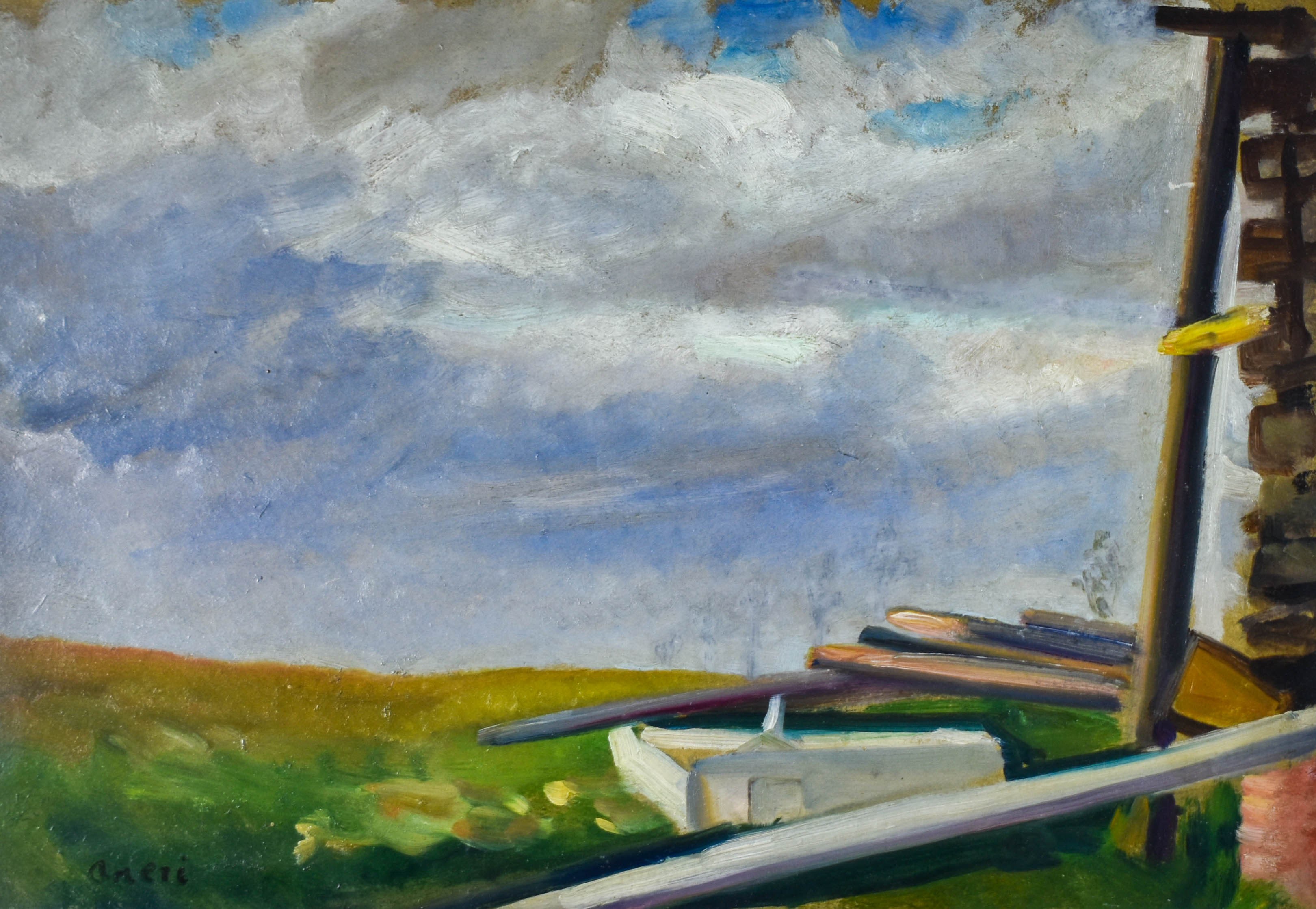 Irena WEISS - ANERI (1888-1981), Construction of a house (Calvary ...