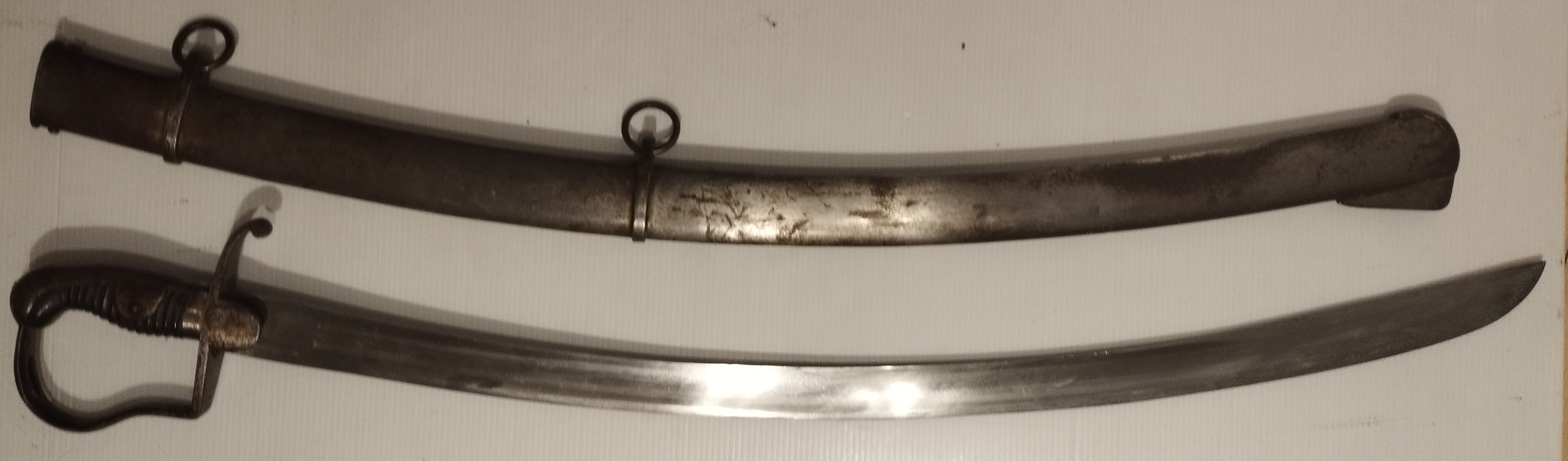 Prussian cavalry saber, model 1811, the so-called "Big Blucher ...