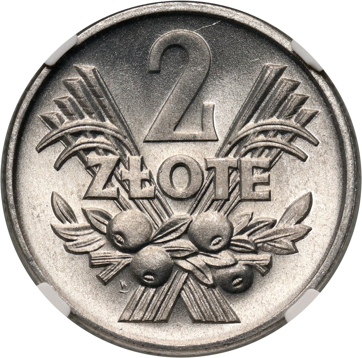 PRL, 2 złote 1958, Jagody - Aukcja internetowa / Licytacja online - Cena - OneBid