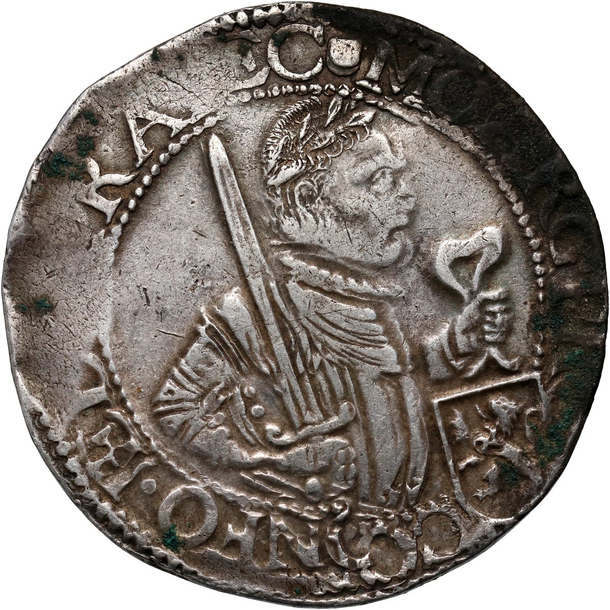 Niderlandy, Utrecht, talar lewkowy (Leeuwendaalder) 1623 - Aukcja ...