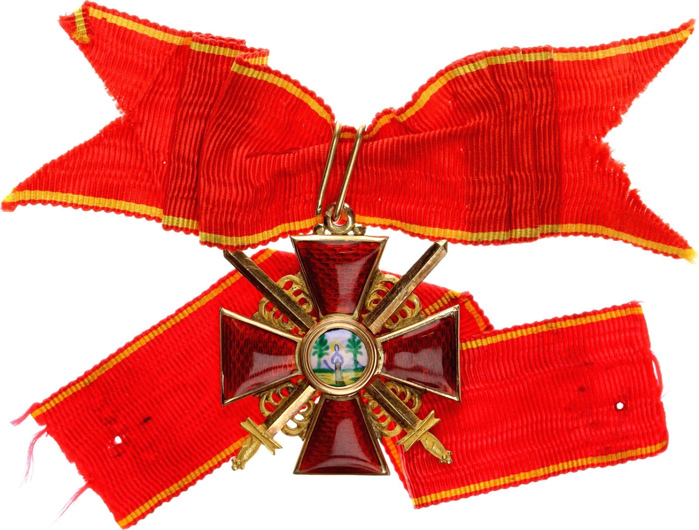 Russia Order of Saint Anne Cross with Swords 1855 - Aukcja internetowa ...