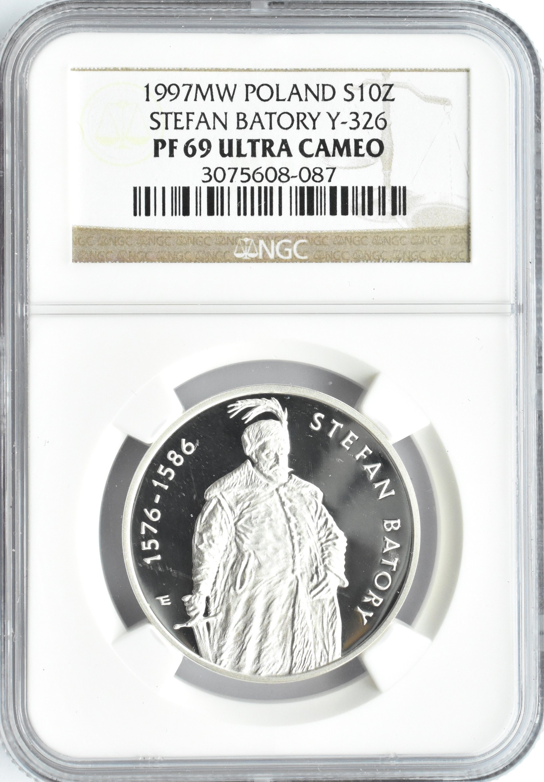 Polska, III RP, Stefan Batory - półpostać, 10 złotych 1997, Warszawa ...