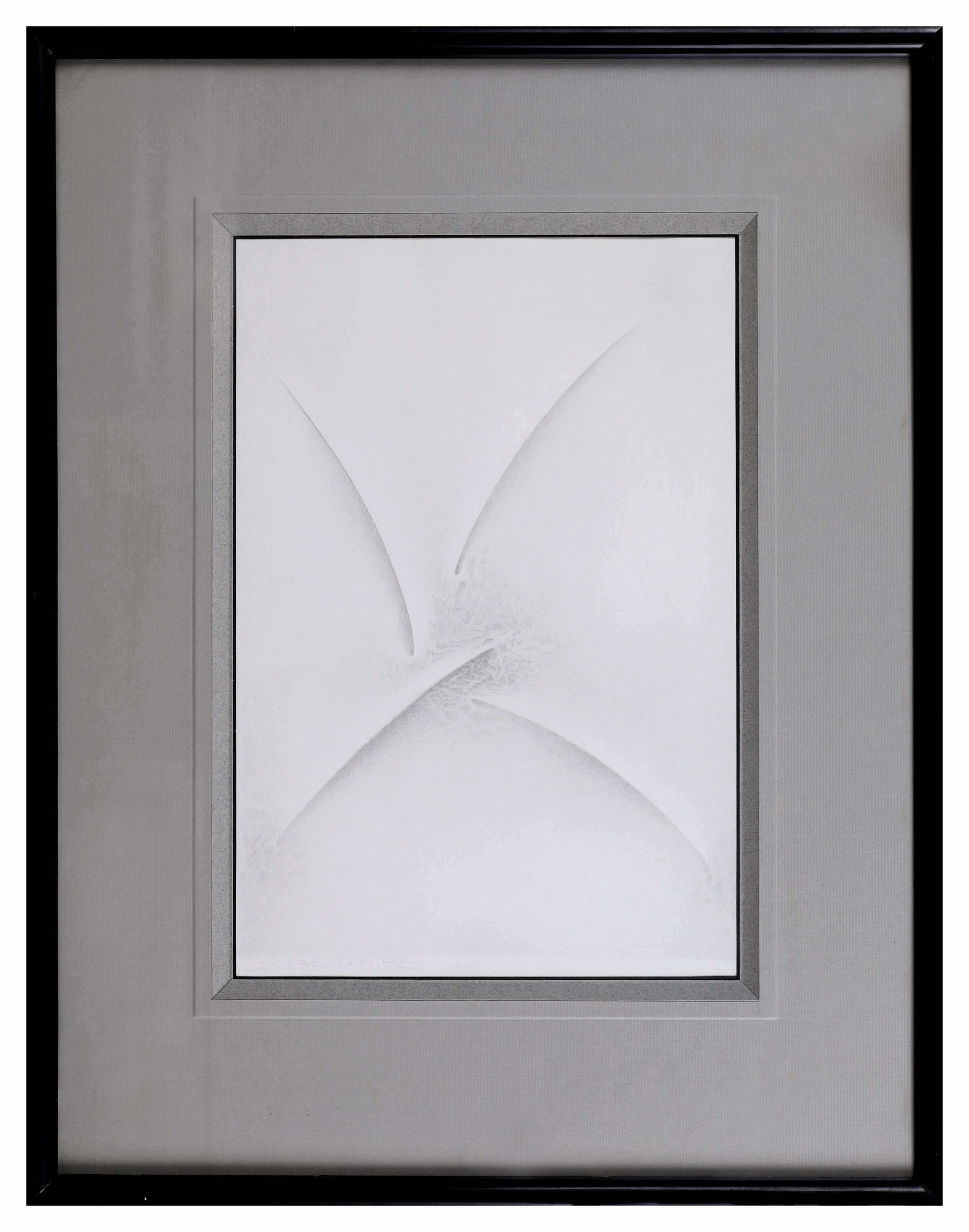 Stefan Papp (1932-2020), Kompozycja abstrakcyjna, 1992 - Aukcja internetowa / Licytacja online ...