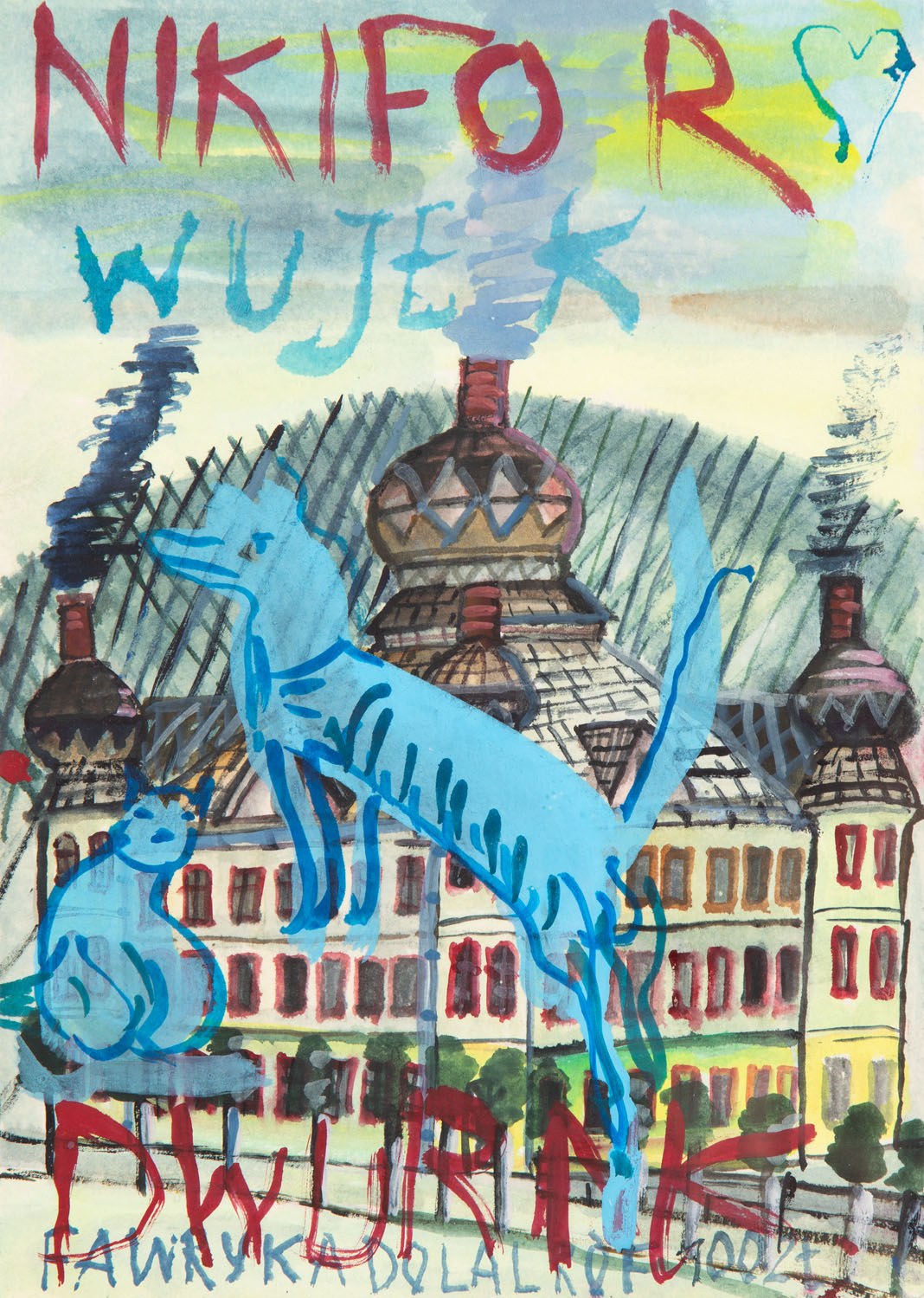 Edward Dwurnik (1943 Radzymin - 2018 Warszawa), Bez tytułu, 2018 - Aukcja internetowa ...