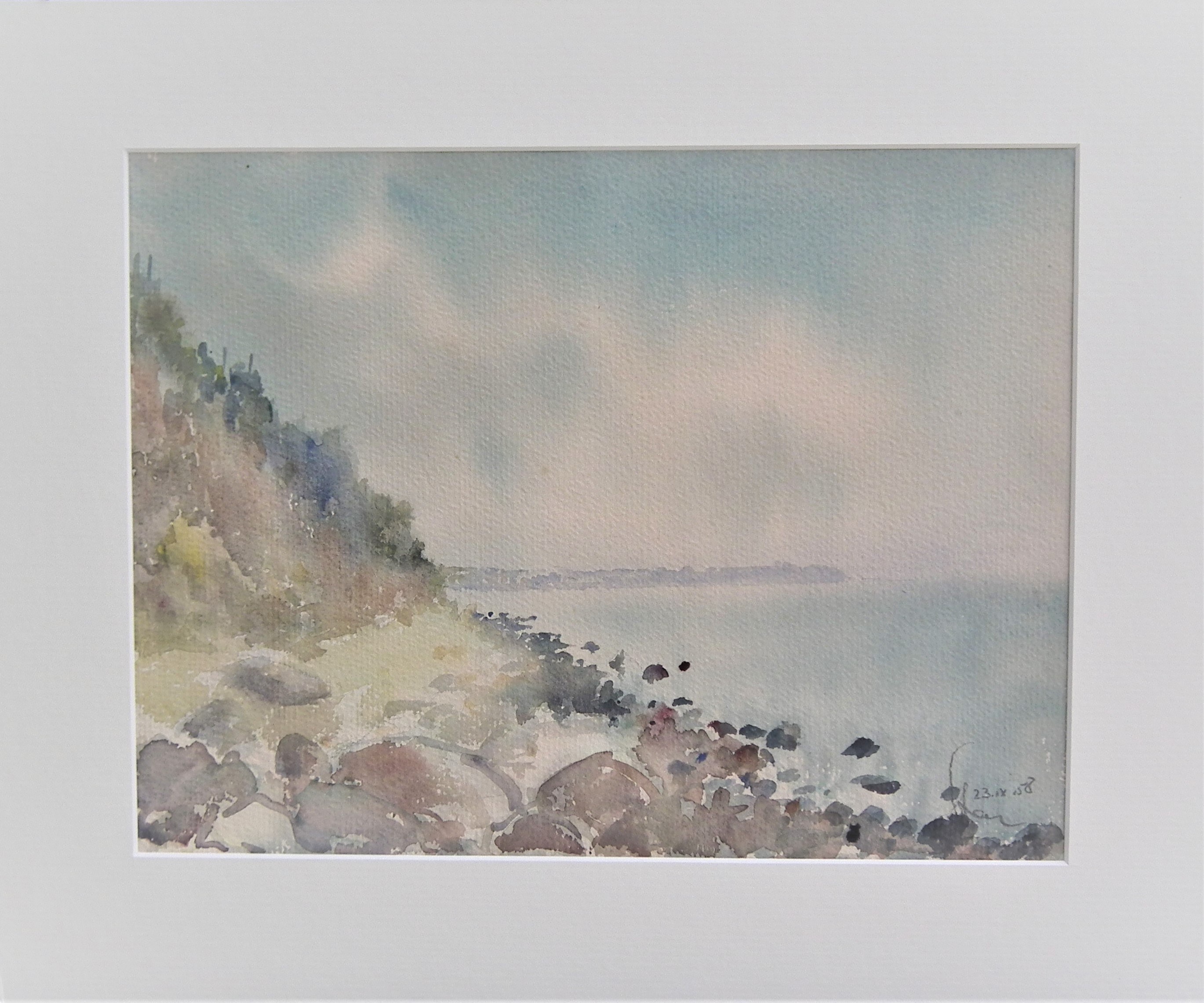 Leon Staniszewski(1904-1979),Klif morski,1958 - Aukcja internetowa ...