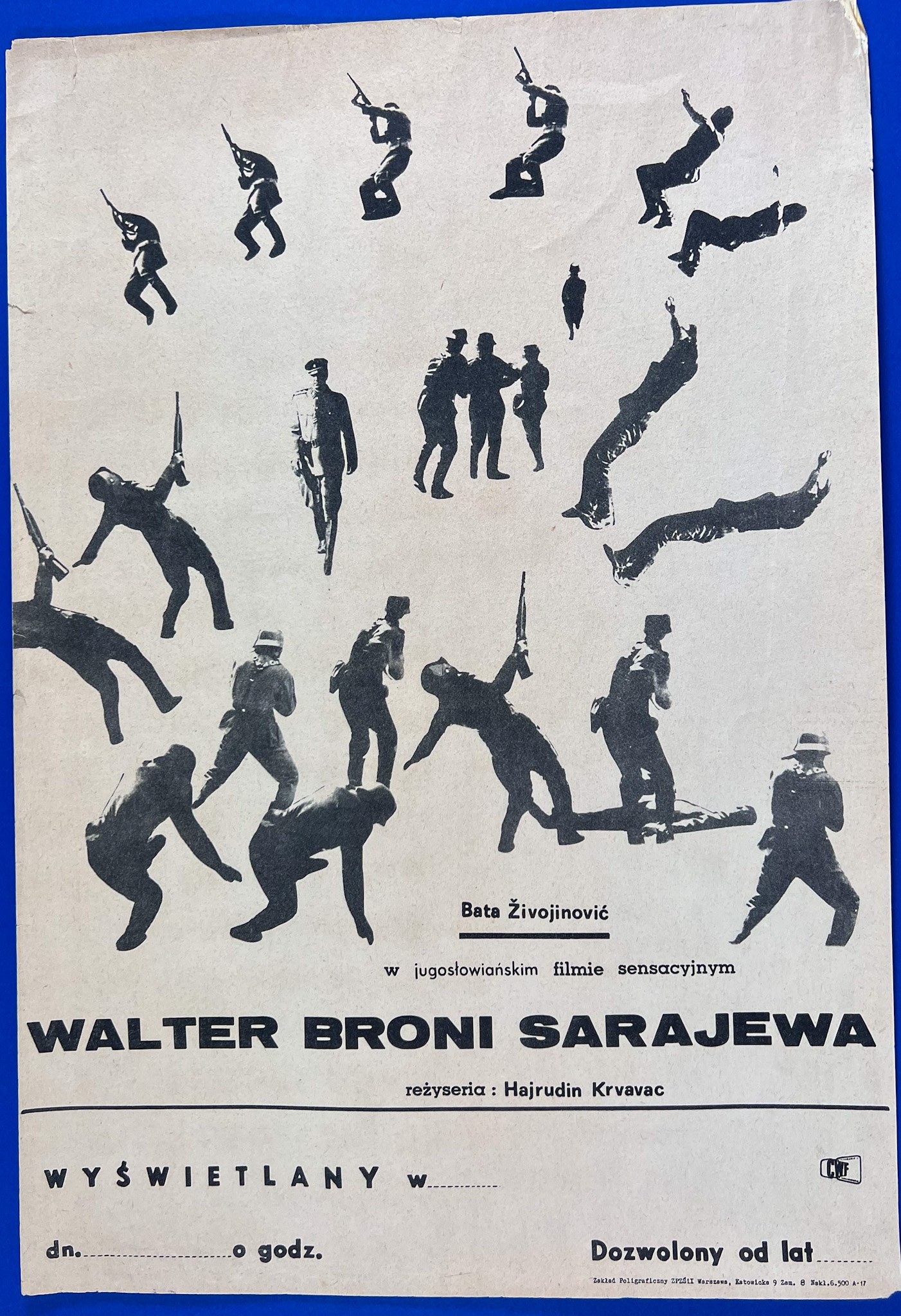 AFISZ - Walter broni Sarajewa - Aukcja internetowa / Licytacja online ...