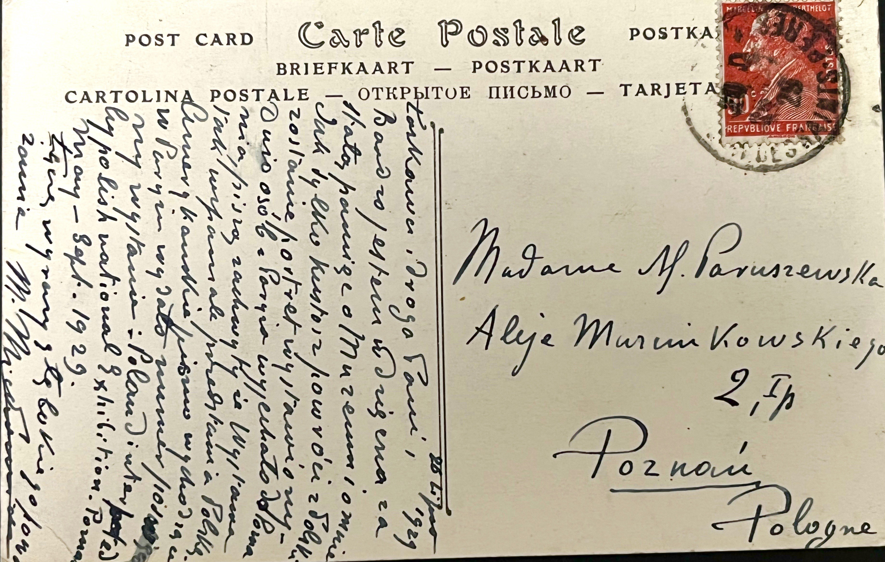 Maria Mickiewicz- karta pocztowa - Aukcja internetowa / Licytacja ...