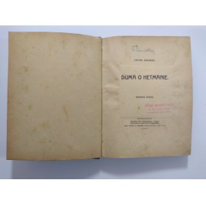 Stefan Żeromski, Duma o hetmanie, Warszawa 1909 r. - Aukcja internetowa ...