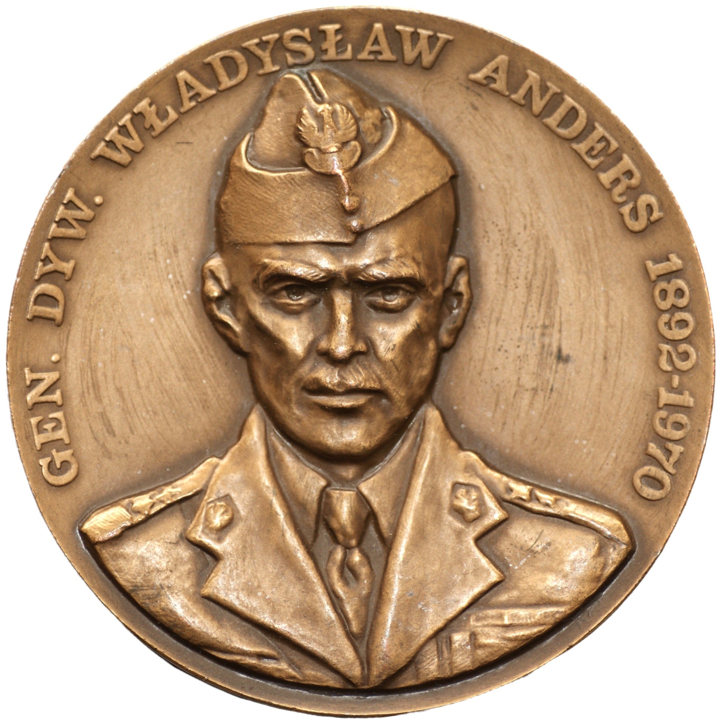 Gen. Dyw. Władysław Anders - 50 r. września 1939 Mława 1989 - Aukcja ...