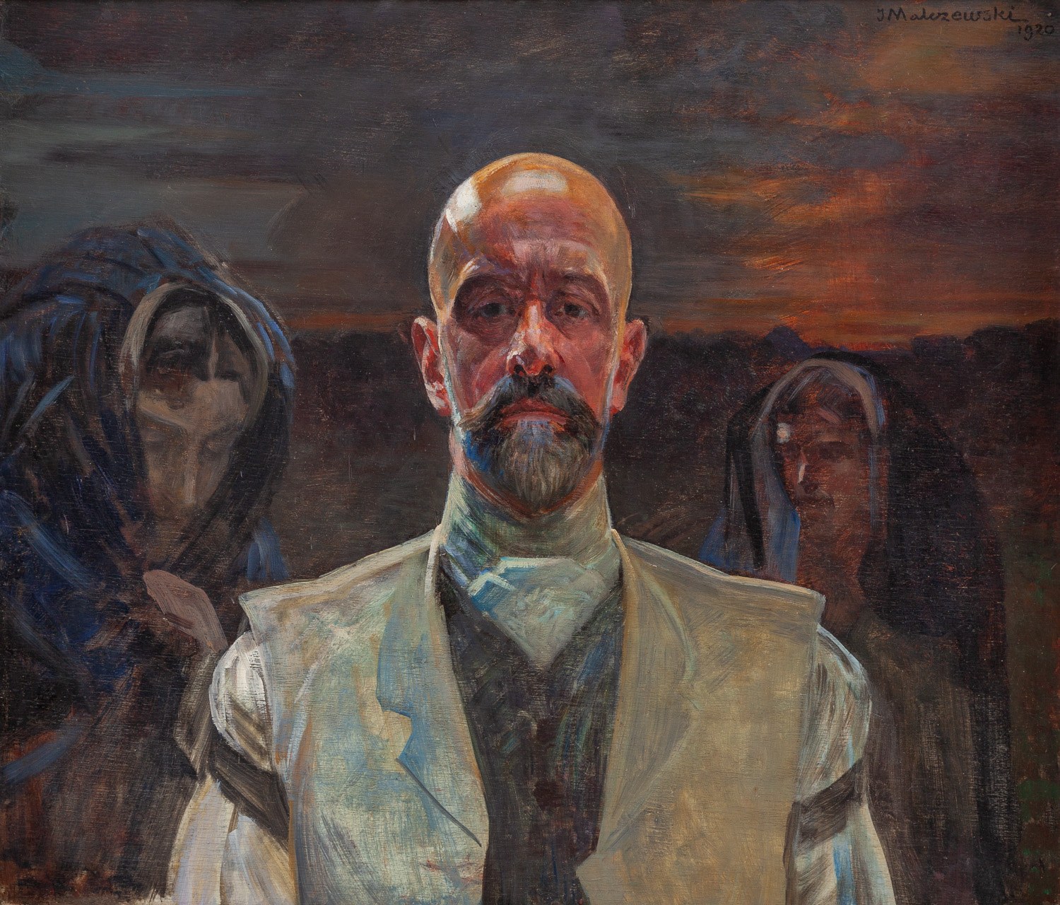 Jacek Malczewski (1854 Radom - 1929 Kraków), Autoportret z Eryniami ...
