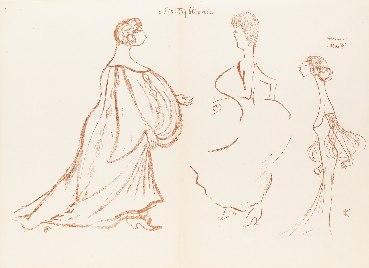 Karol Frycz (1877 Cieszkowy - 1963 Kraków), Felicja Rutkowska ...