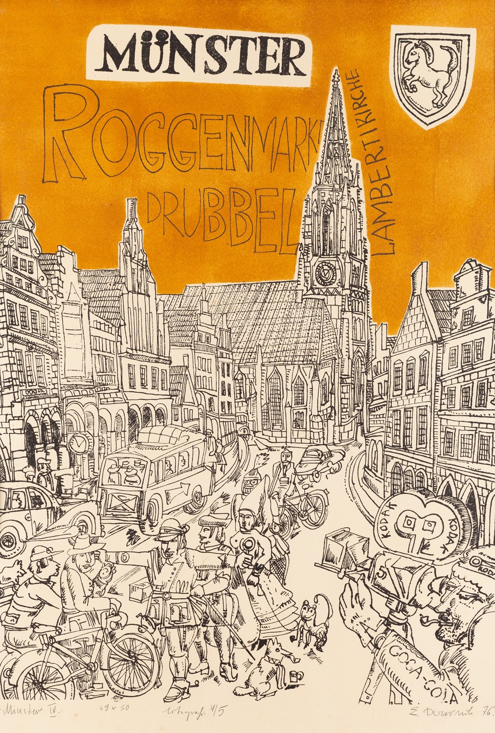Edward Dwurnik (1943 Radzymin - 2018 Warszawa), Münster IV, 1976 ...