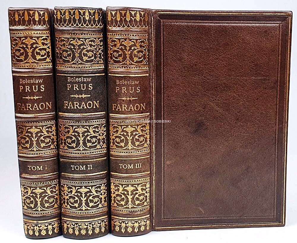 PRUS - FARAON t. 1-3 wyd. 1901 komplet - Aukcja internetowa / Licytacja ...