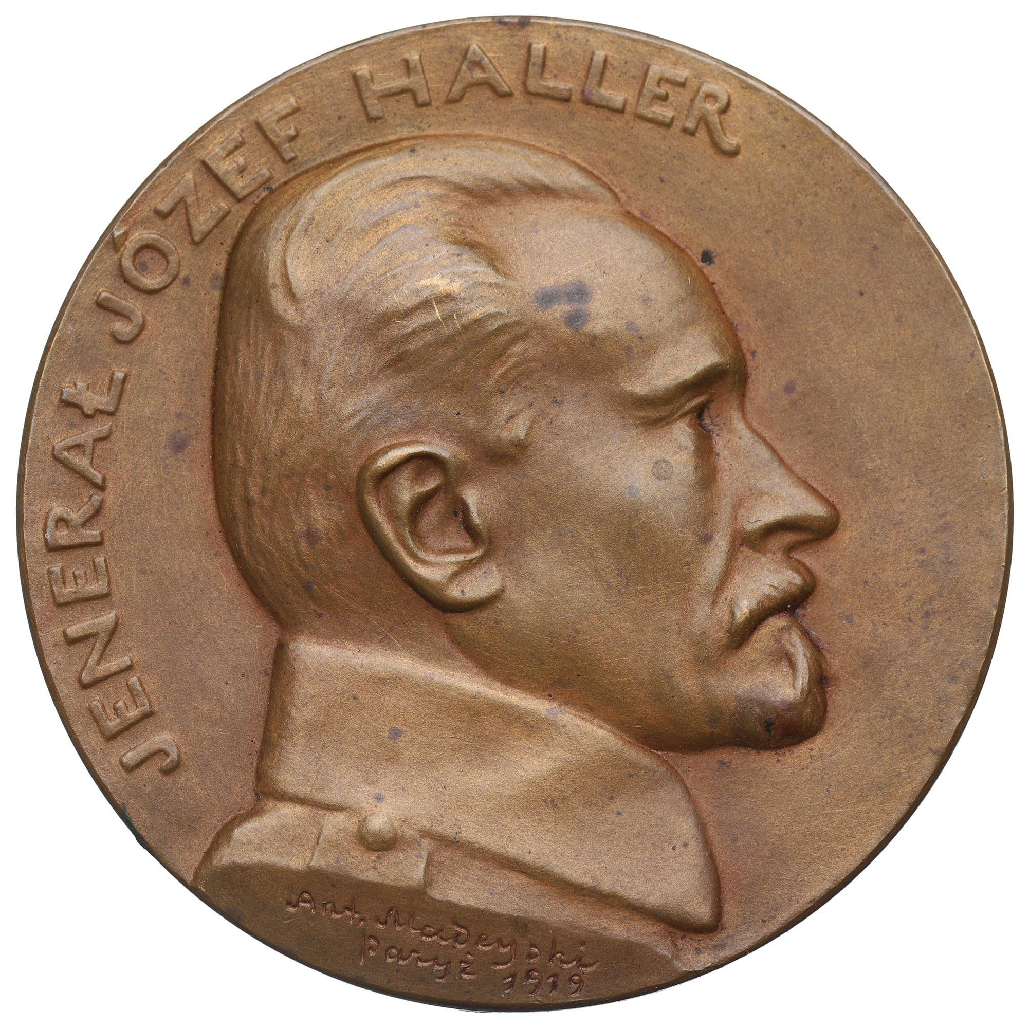 II RP, Medal gen. Haller 1919 - Aukcja internetowa / Licytacja online ...