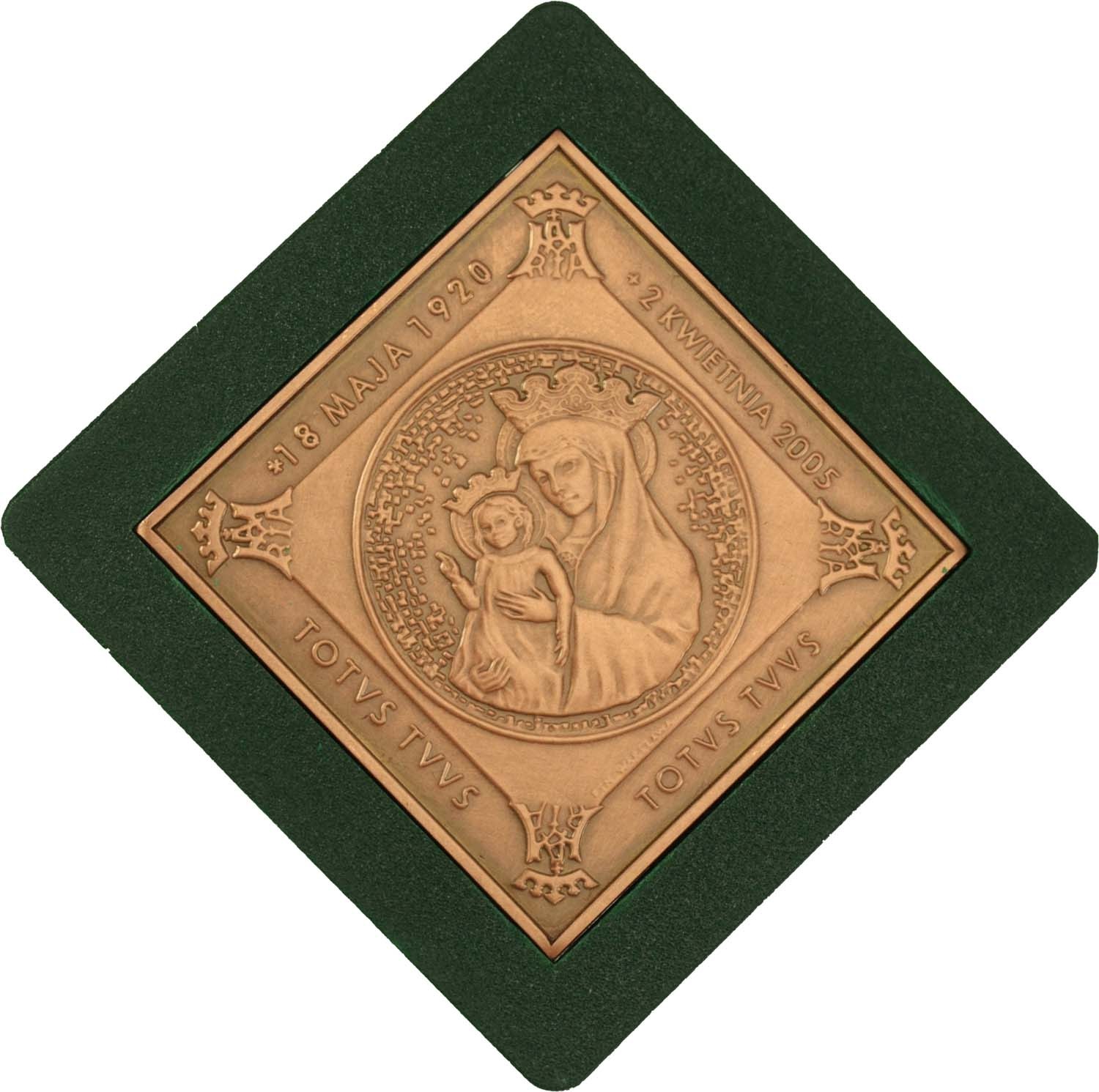 John Paul II the Great Pope - clip, copper, without mint mark - Online ...