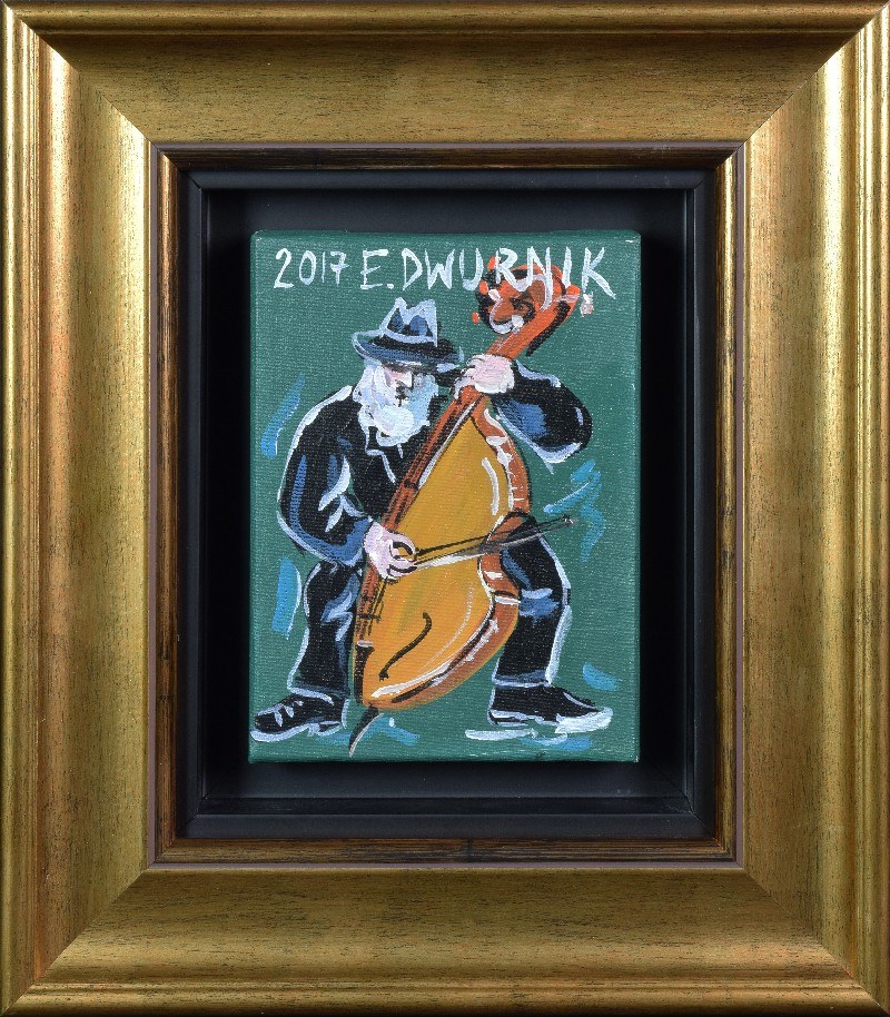 Edward DWURNIK (1943-2018), Kontrabasista, 2017 - Aukcja internetowa / Licytacja online - Cena ...