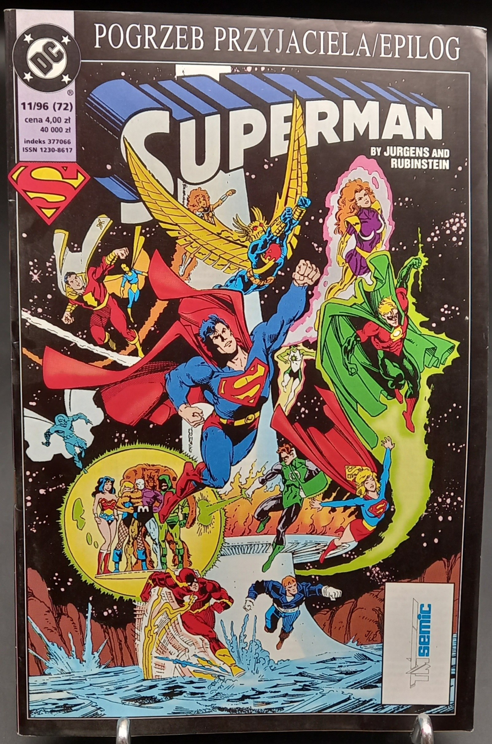 Superman 11/96 (72) Pogrzeb przyjaciela / Epilog by Jurgens and ...