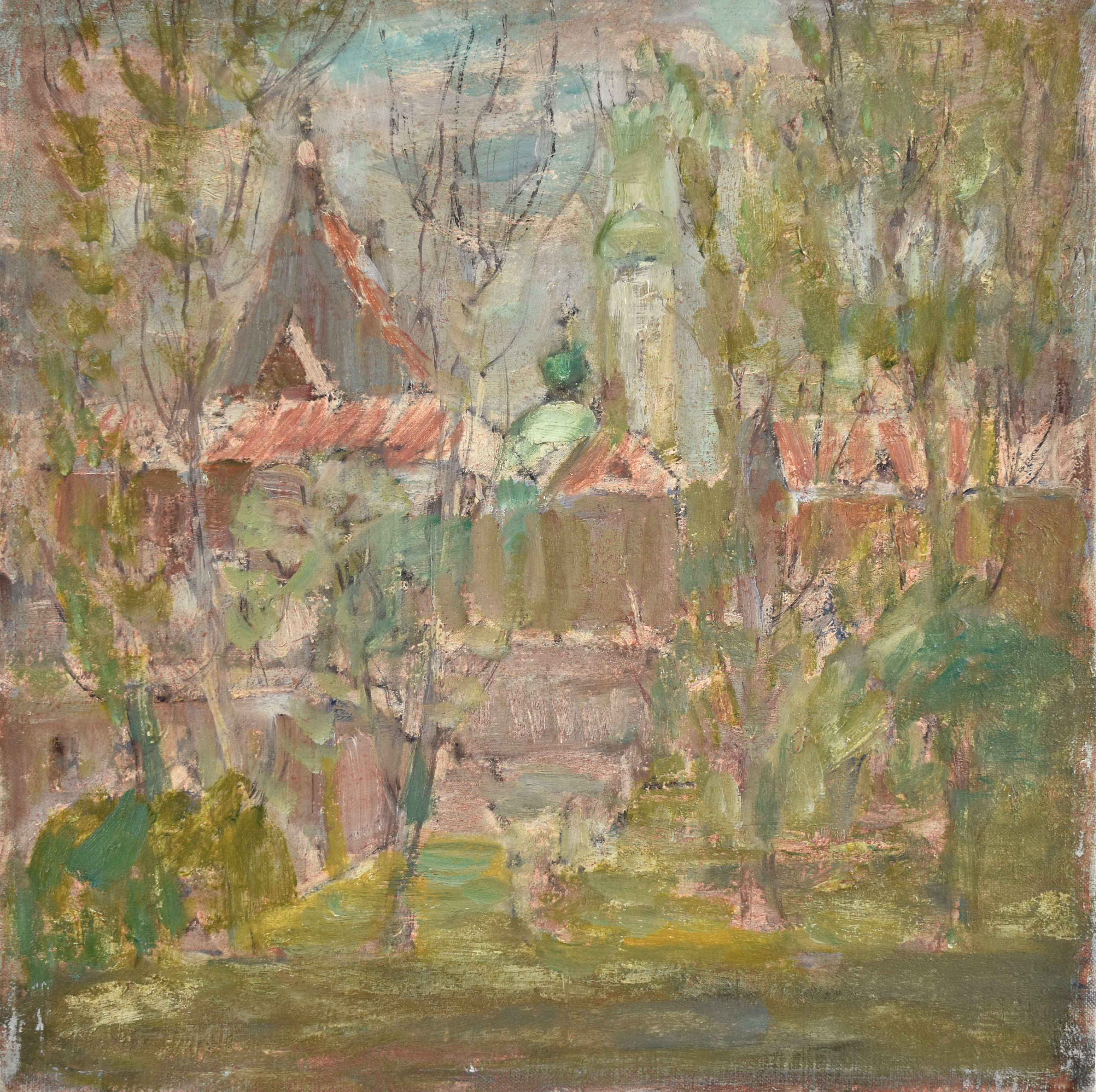 Henryk KRYCH (1905-1980), Pejzaż - Aukcja internetowa / Licytacja ...
