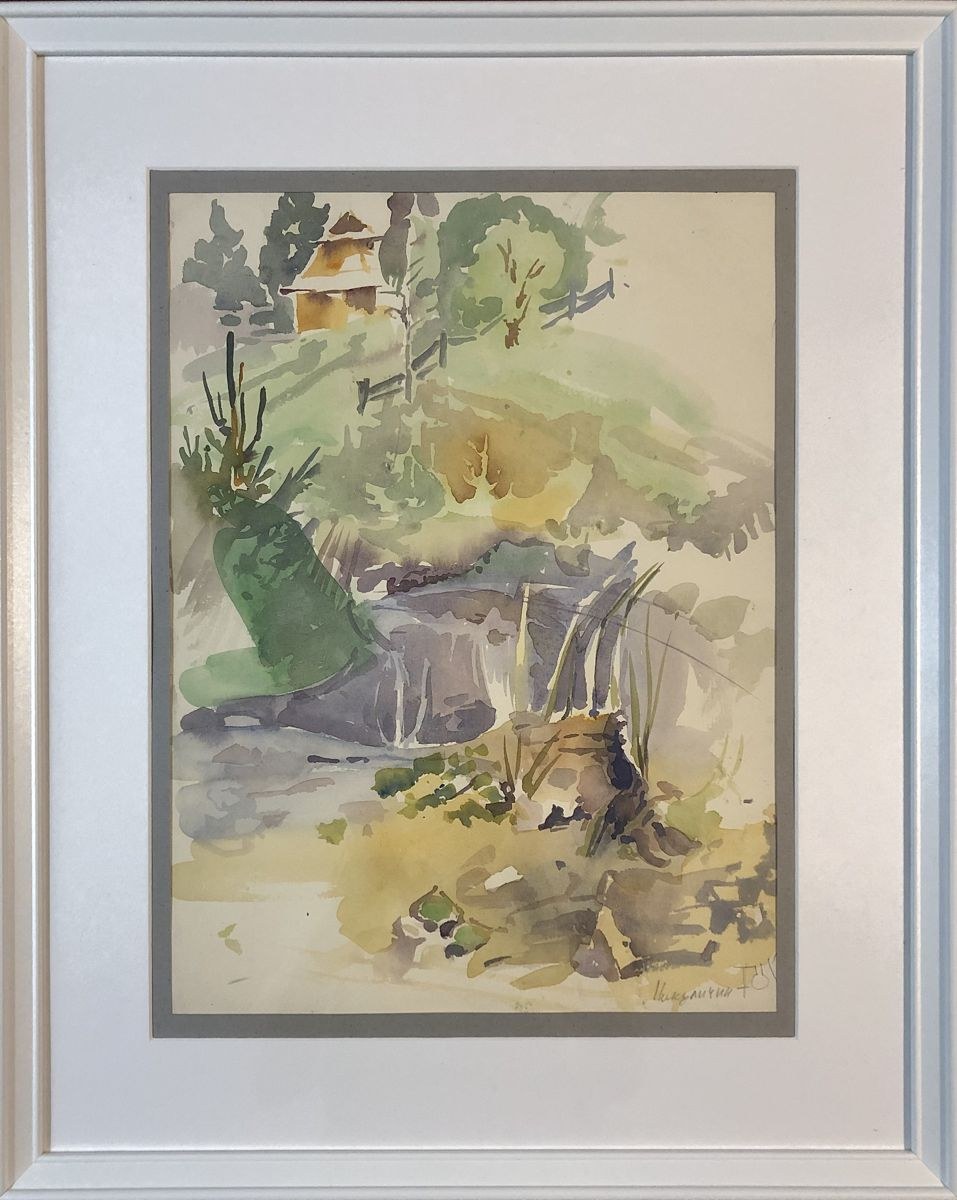 Yustyna Mohytycz, Dom w górach - Mykułyczyn, 2014 r. - Aukcja ...