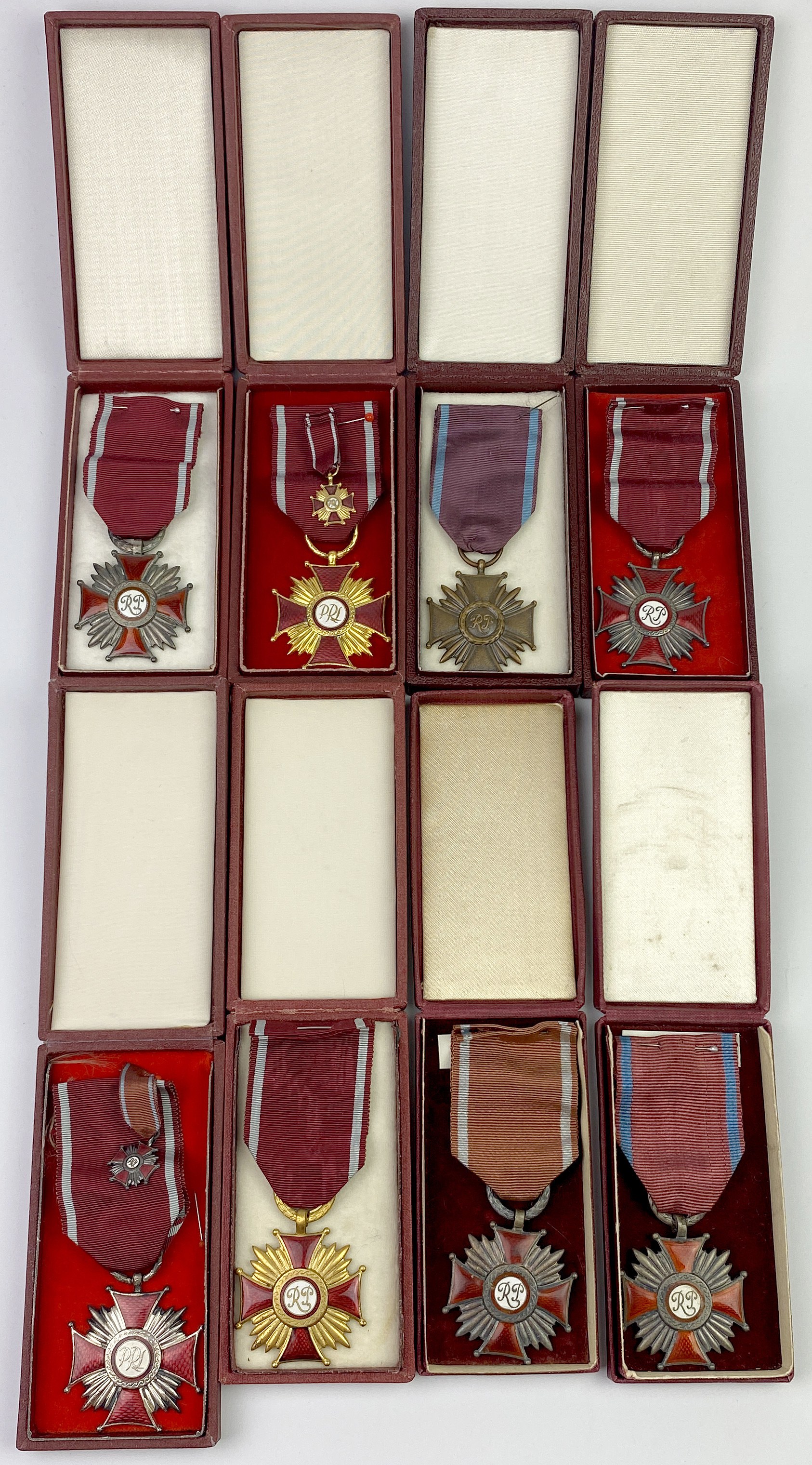 PRL, Crosses of Merit with RP and PRL monogram - set (8pcs) - Online ...