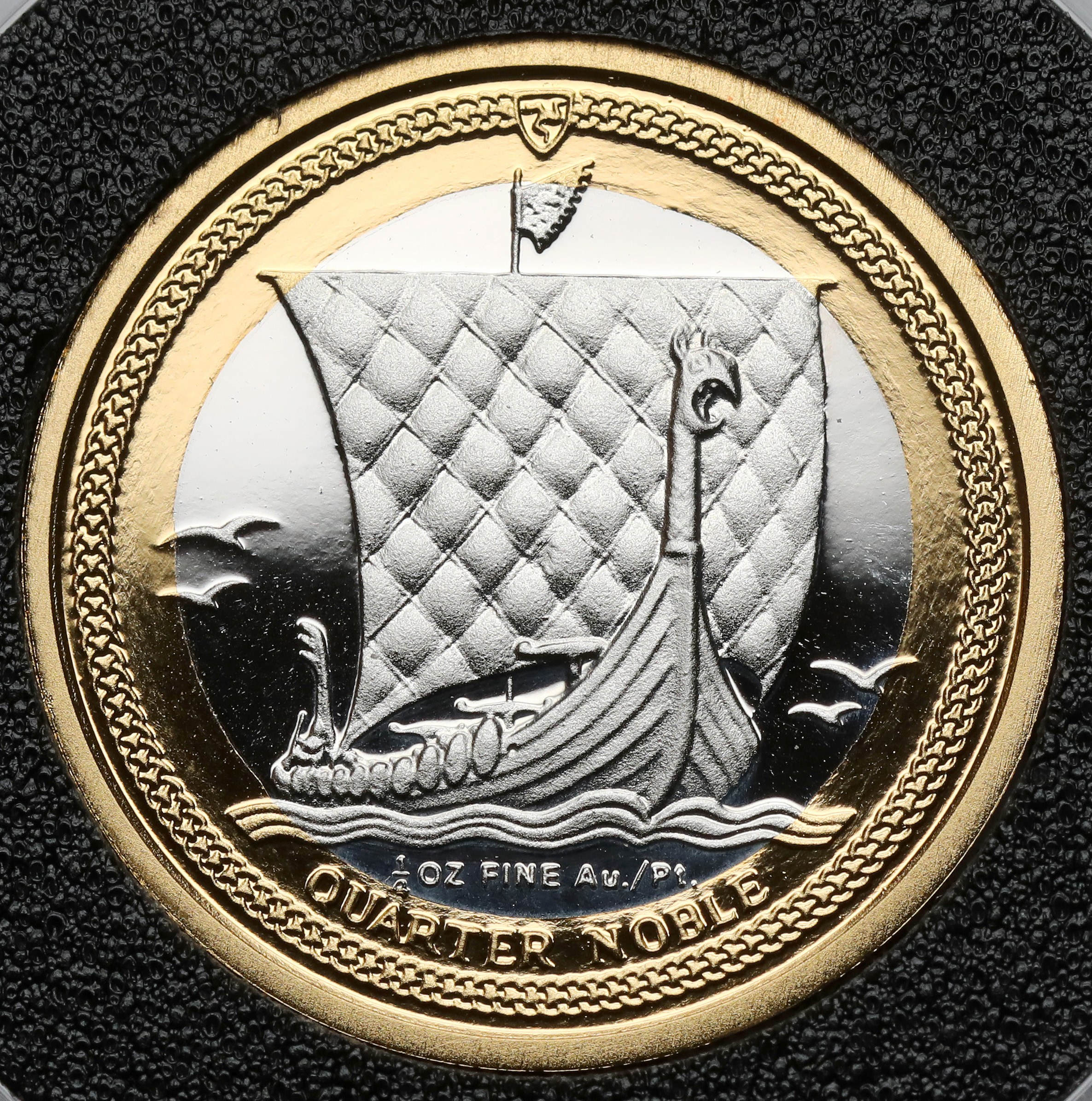 Wyspy Man, 1/4 noble 1995 - 1/4 oz. złota / platyny - Aukcja ...
