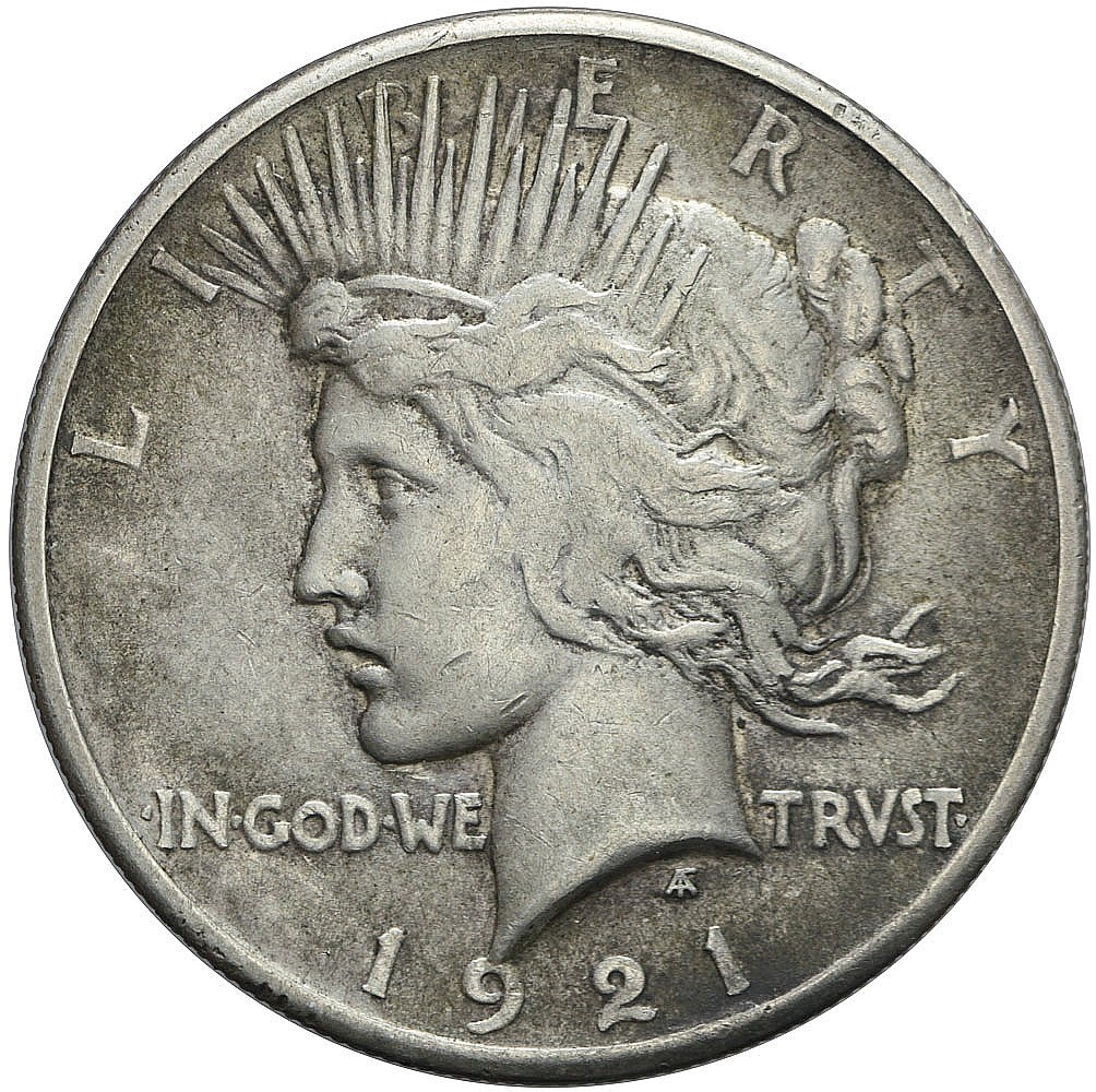 Stany Zjednoczone Ameryki Północnej (USA), 1 dolar 1921 Peace ... Stany Zjednoczone Ameryki Północnej (USA), 1 dolar 1921 Peace ...
