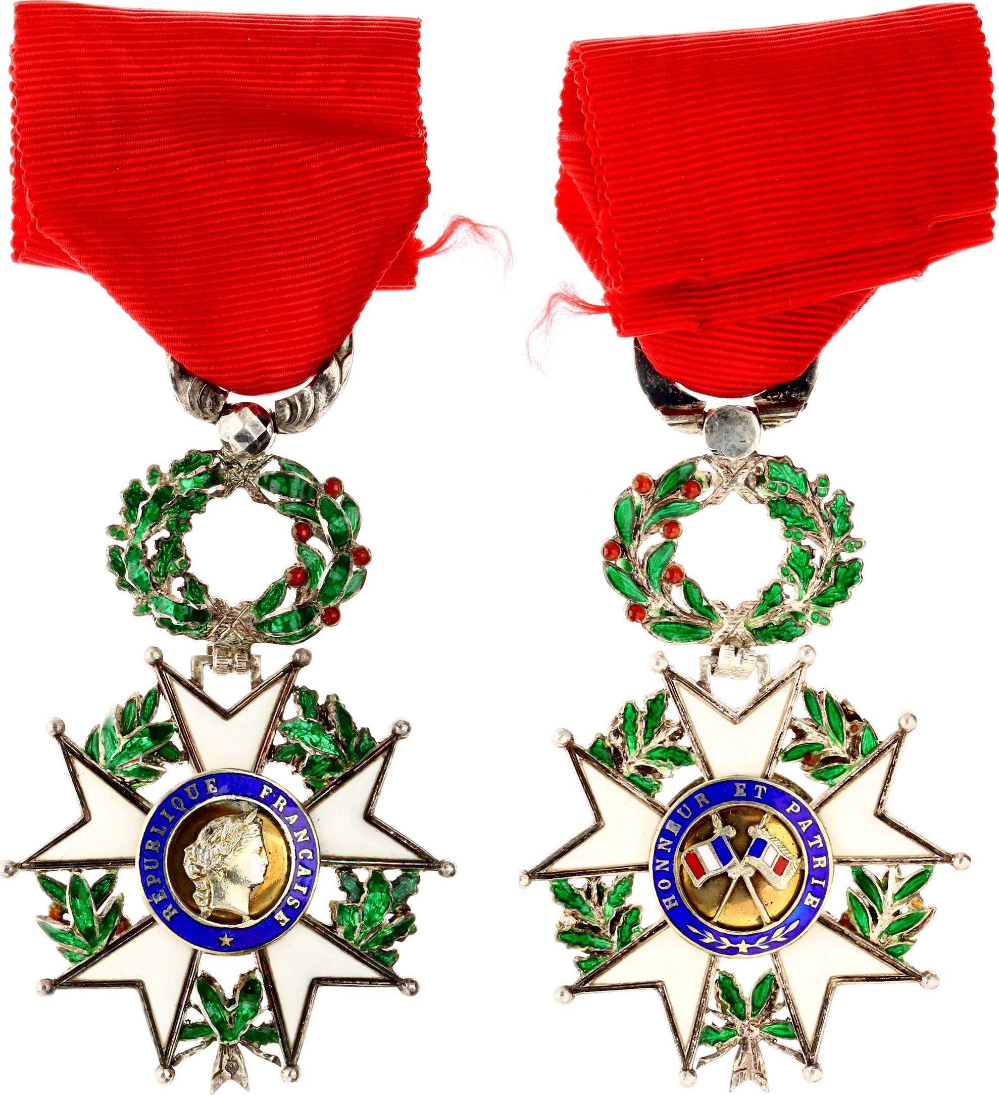 France National Order of the Legion of Honor Knight Cross 1962 - Aukcja ...