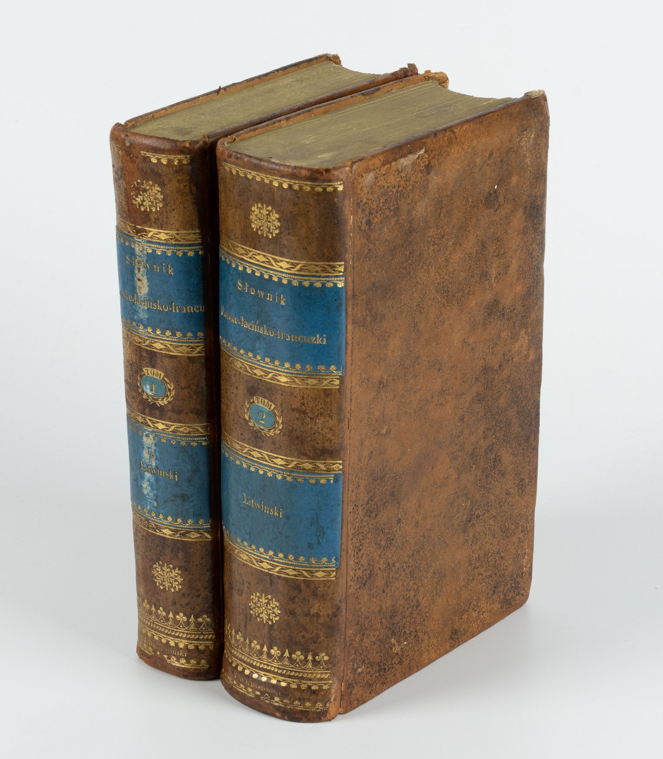 LITWIŃSKI Jan ks. - Słownik polsko-łacińsko-francuski na zasadach ...