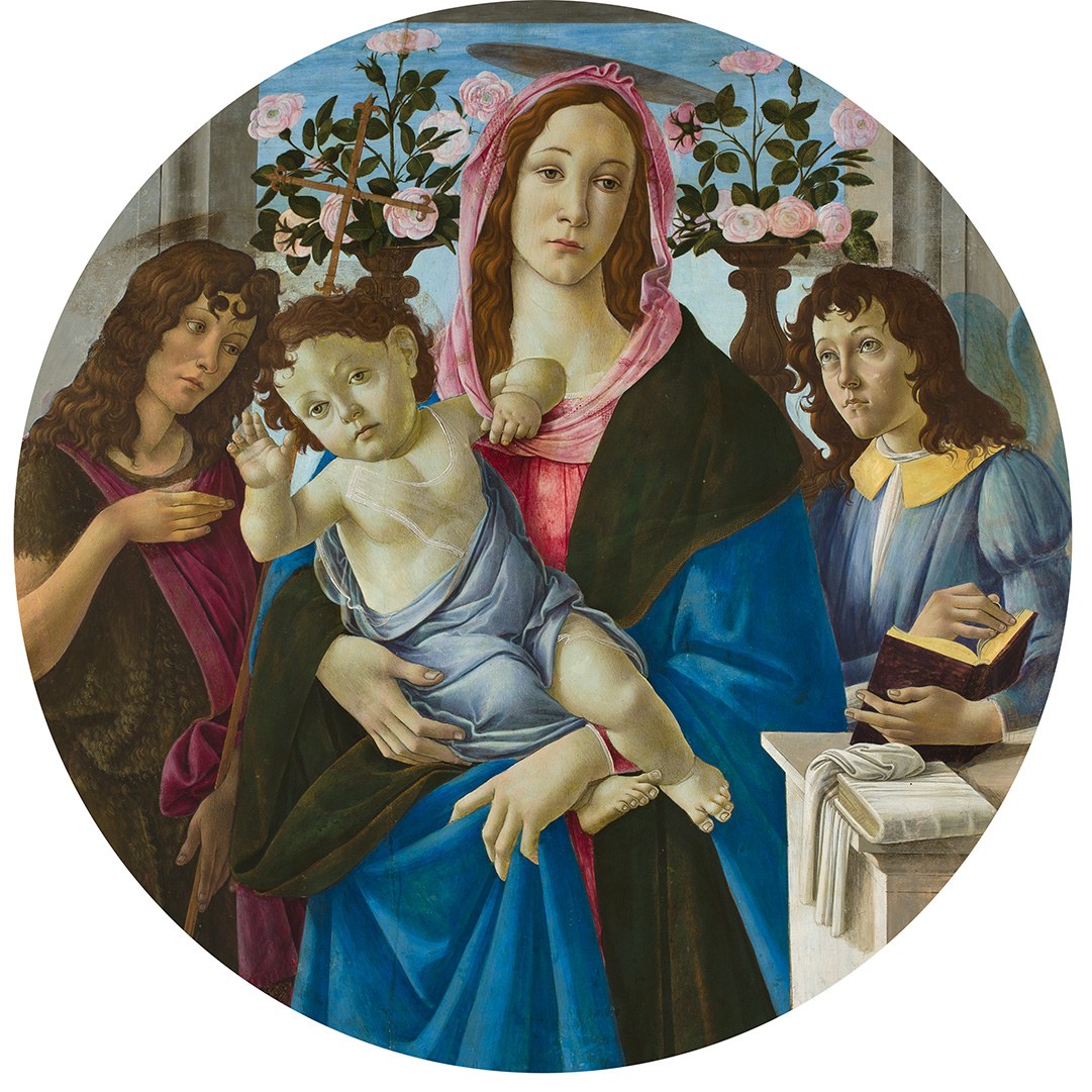 Sandro Botticelli (adopcja) (1445-1510), Madonna z Dzieciątkiem ...