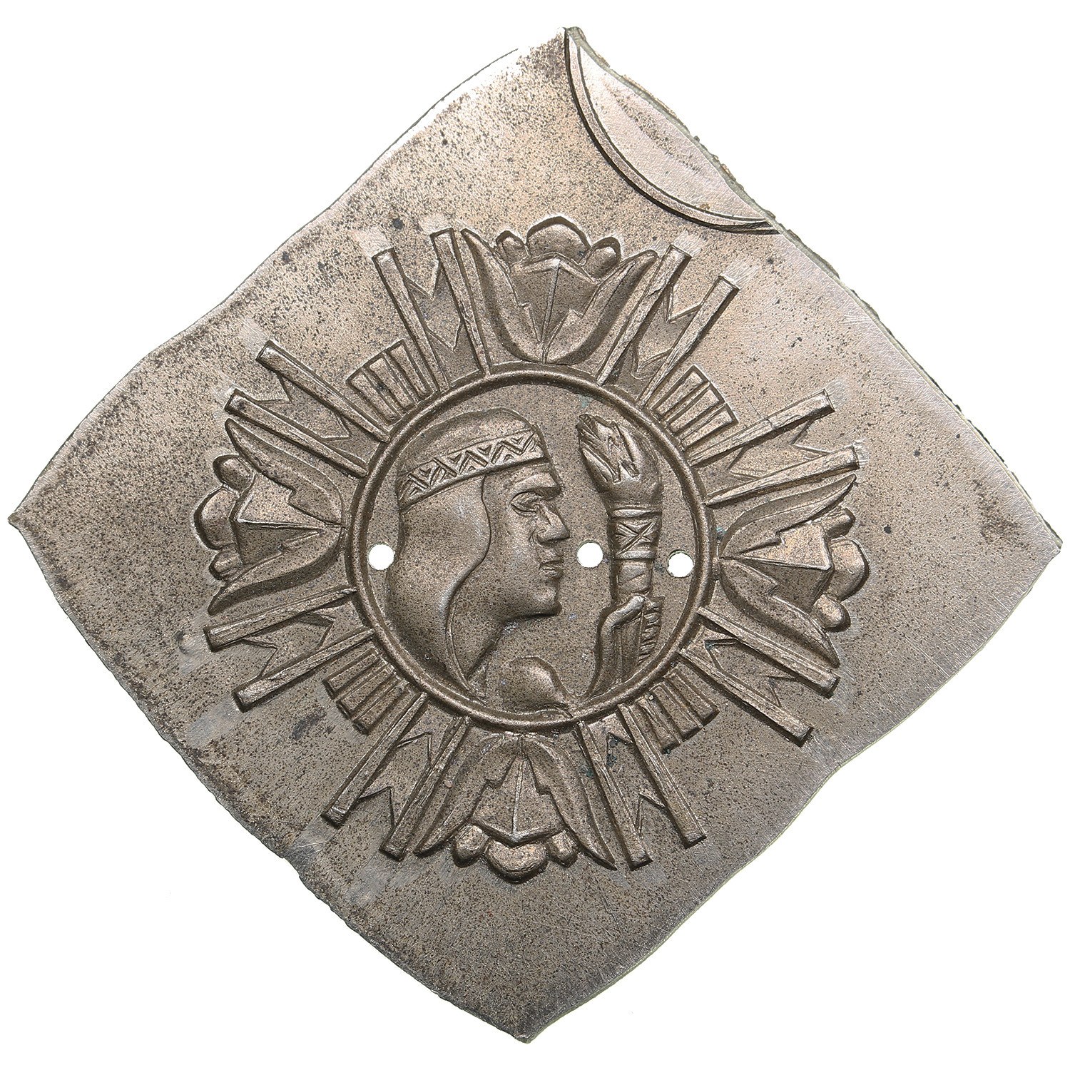 Estonia unfinished Service badge blank of Womans home defence ...