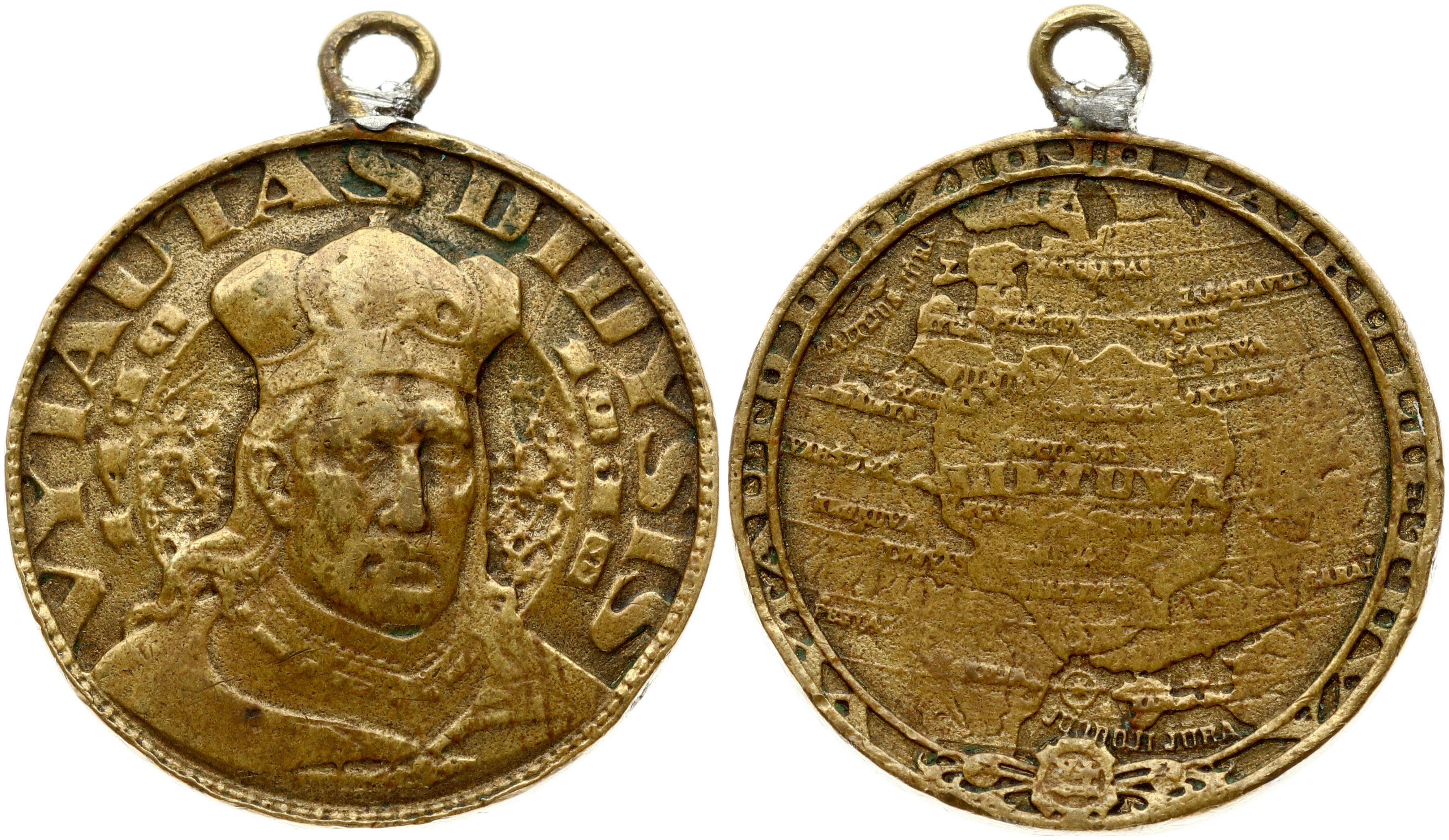 Lithuania Medal (1930) Commemorating the 500th Anniversary of the death ...